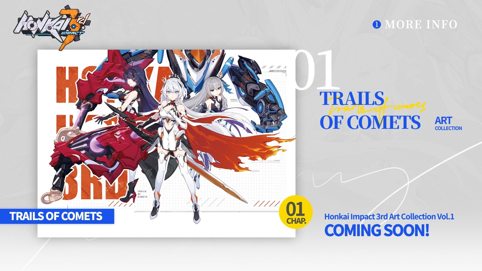 Trailer for Honkai Impact 3rd Art Collection Vol.1: Trails of Comets Honkai Impact 3rd | HoYoLAB