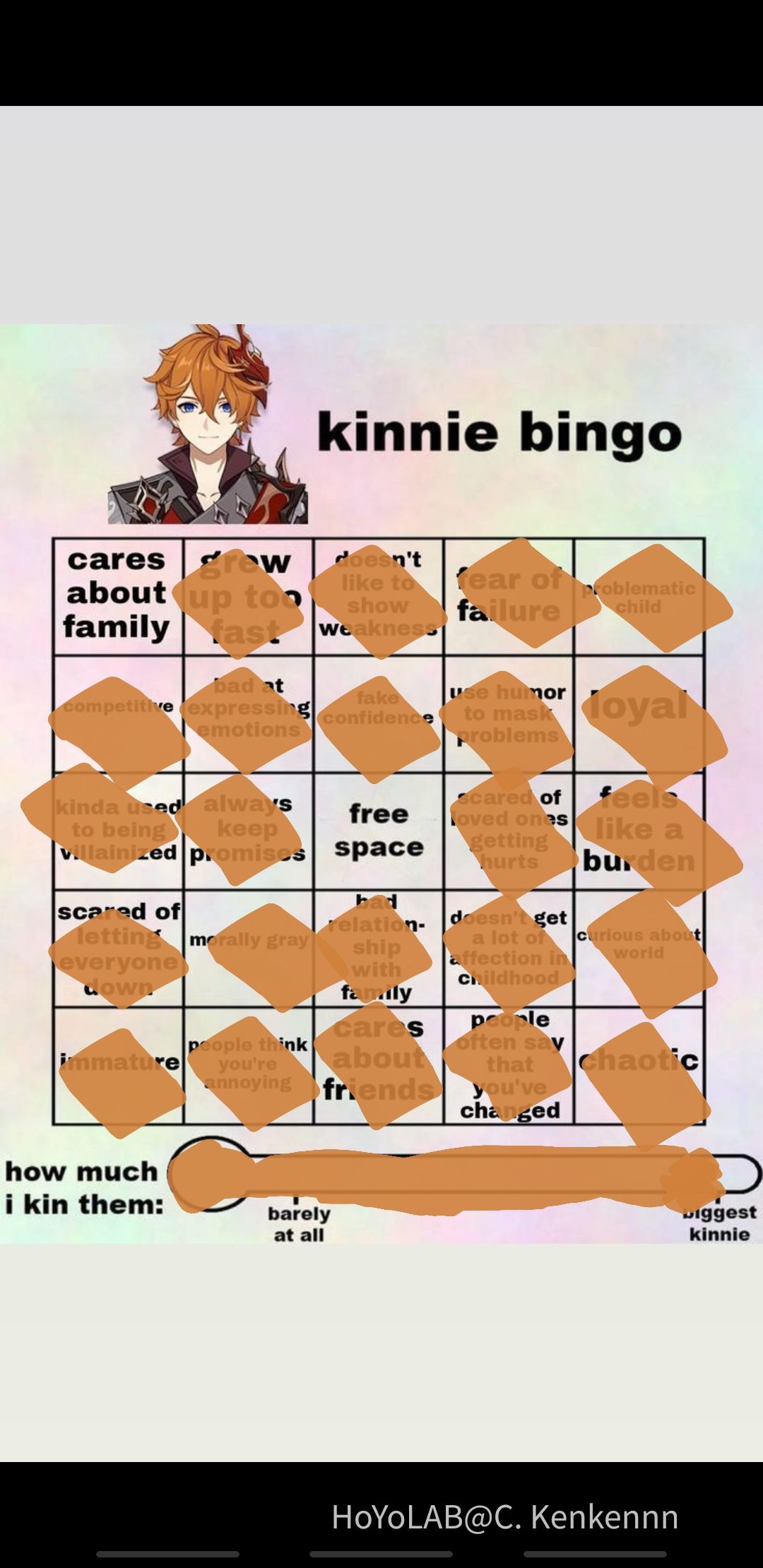 genshin kinnie bingo | Genshin Impact | HoYoLAB