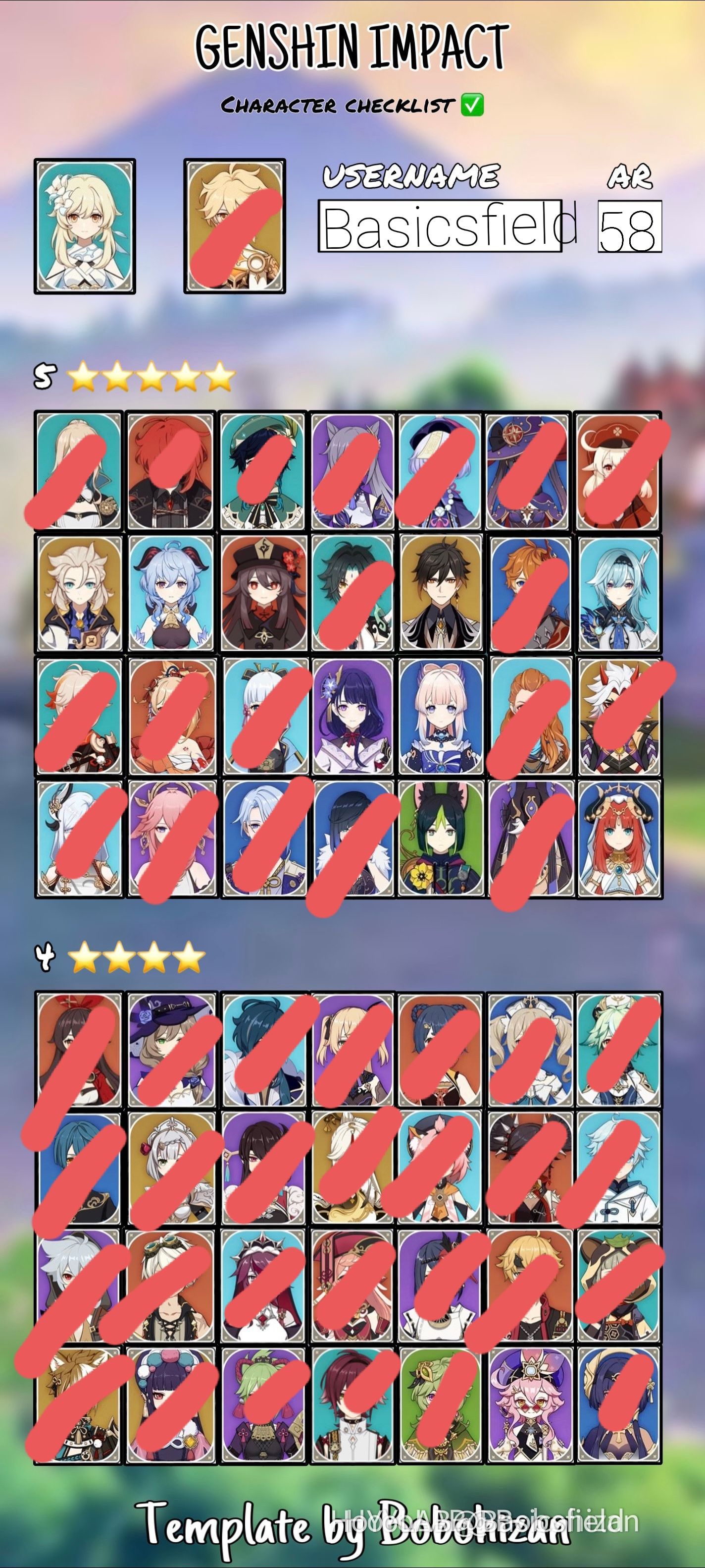 Credit to bobohizan for template Genshin Impact | HoYoLAB