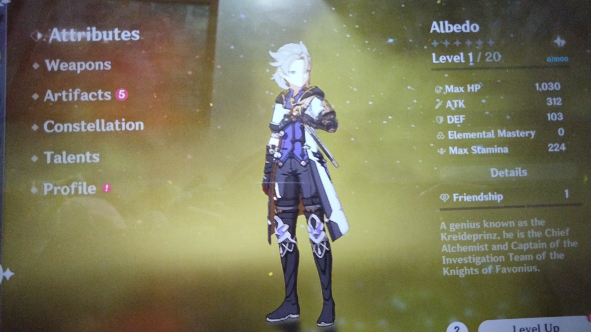 albedo Genshin Impact | HoYoLAB