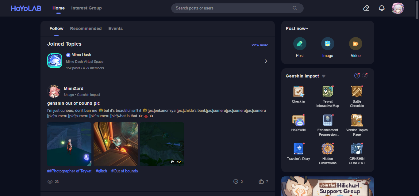 HoyoLab Update | HoYoLAB