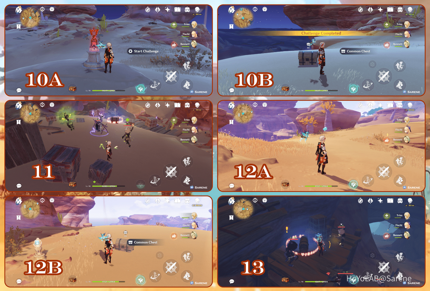 [Version 3.1] All Land of Lower Setekh Common Chests (71 Total) Genshin ...