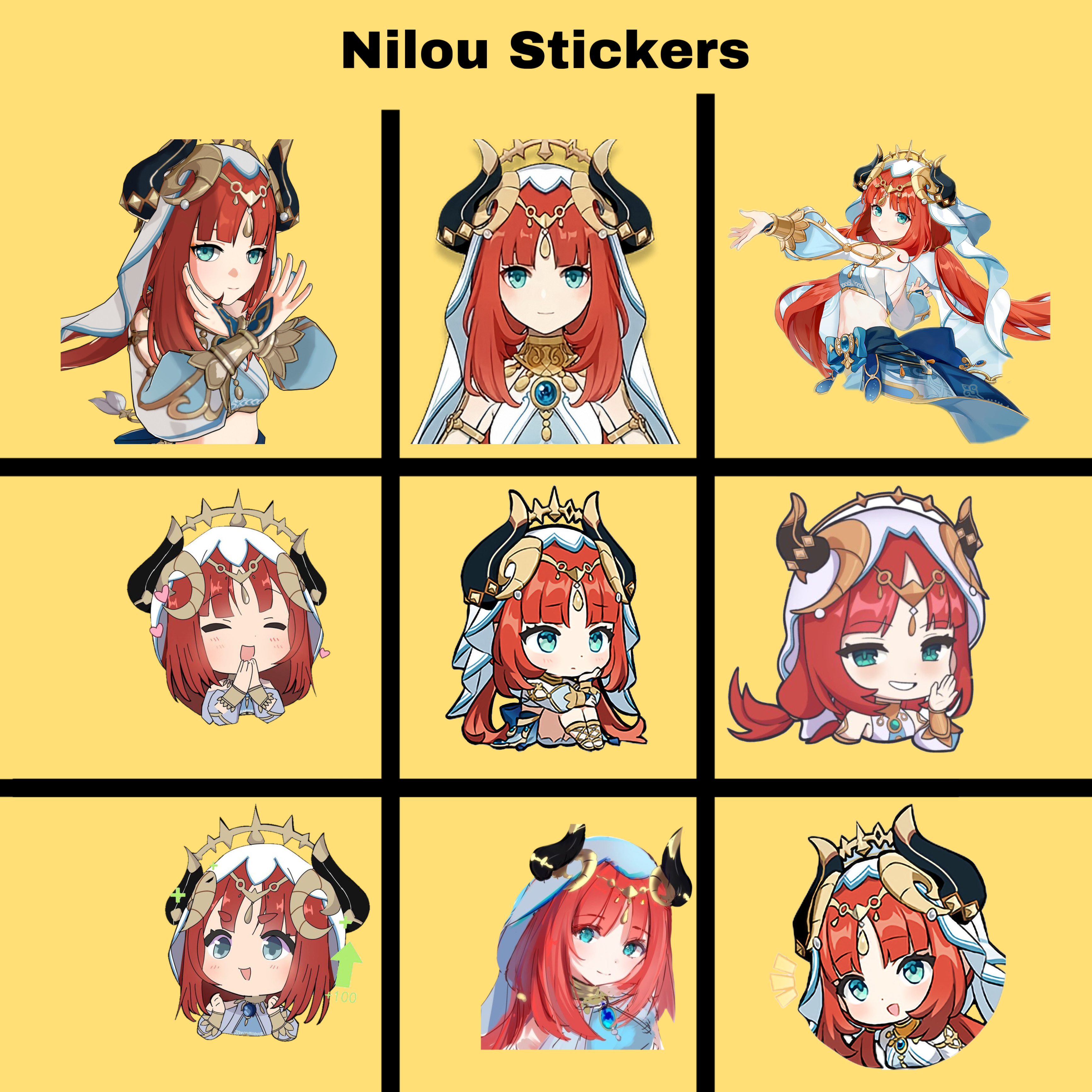 Nilou & Cyno Stickers Genshin Impact | HoYoLAB