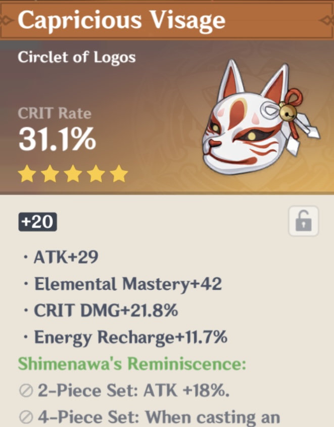 My best artifacts Genshin Impact | HoYoLAB