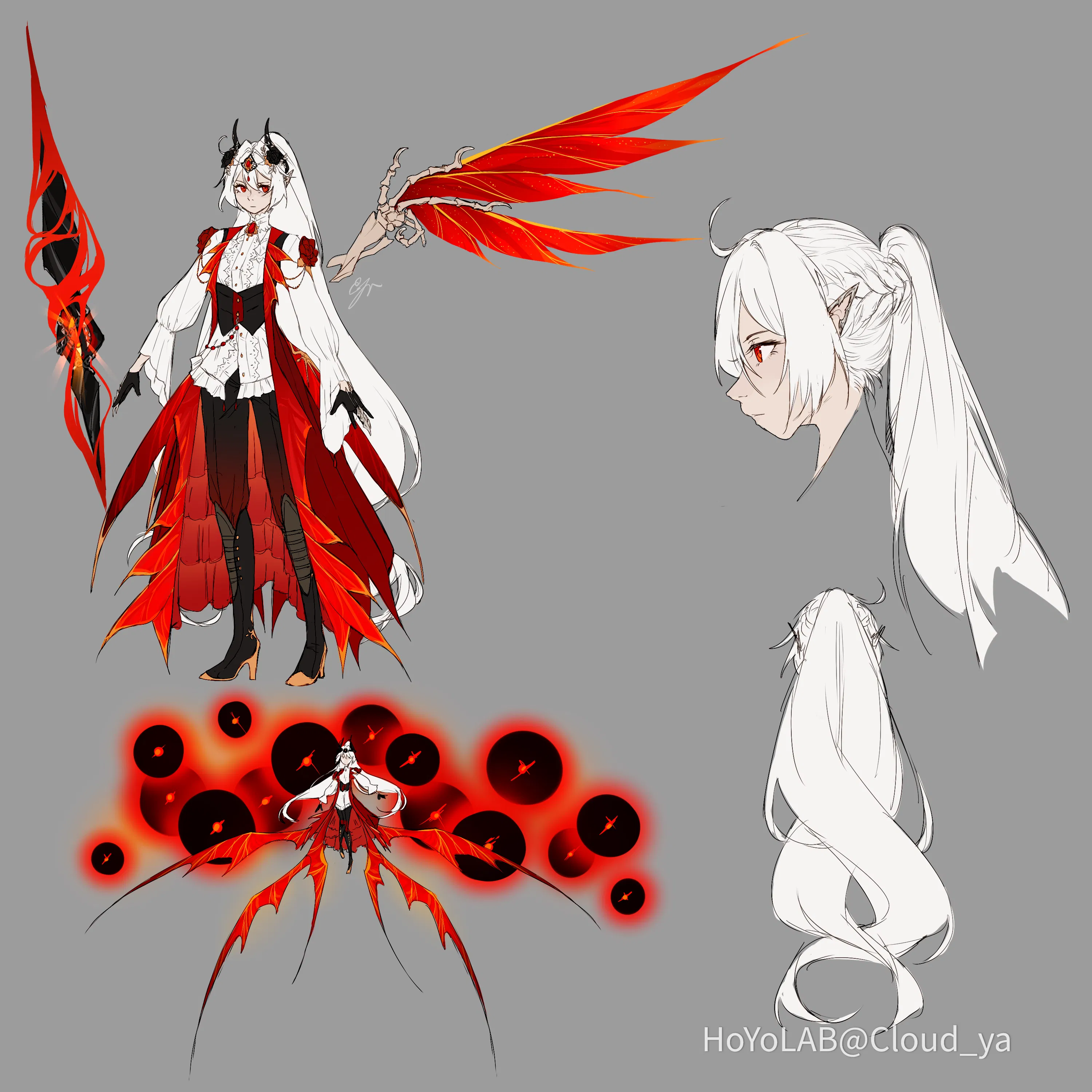 Spooky fan costume designs for Herrscher of the Void: Vampire & Ghost ...