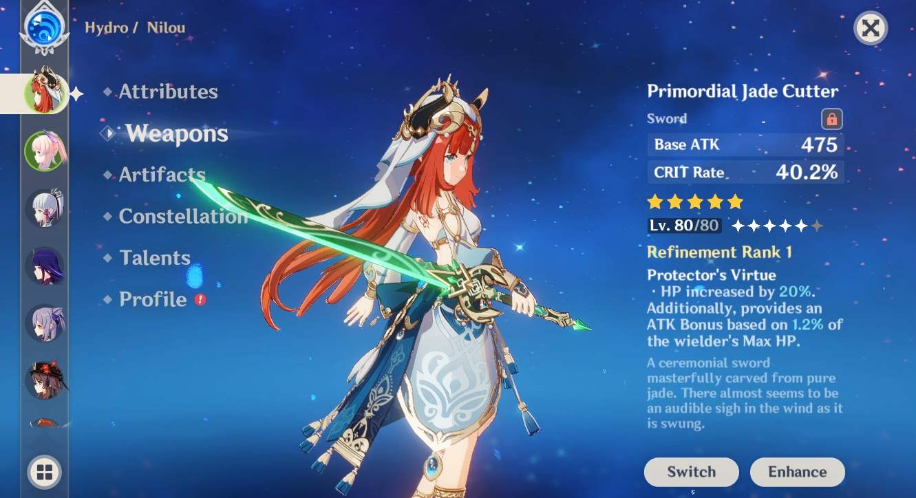 My Nilou pulls!! 💙💦💕 Genshin Impact | HoYoLAB