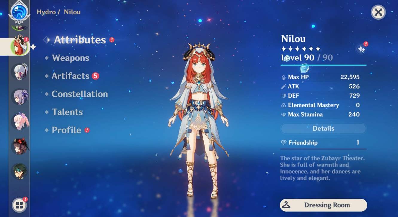 My Nilou pulls!! 💙💦💕 Genshin Impact | HoYoLAB