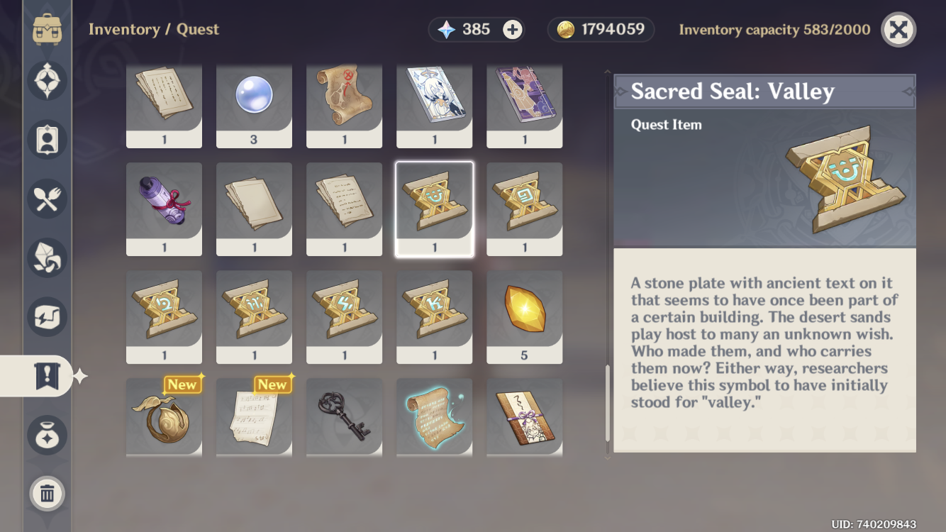 Is there excess sacred seals? Genshin Impact | HoYoLAB