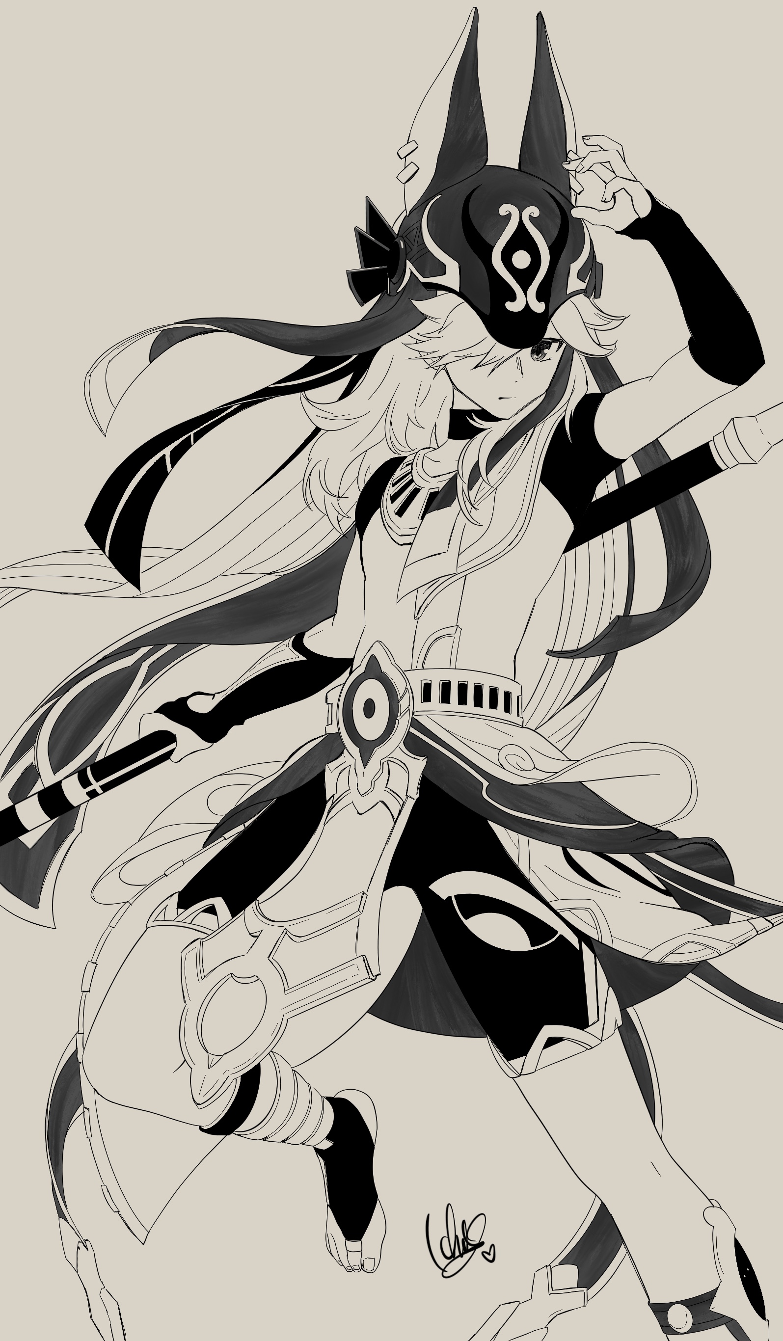 Cyno drawing Genshin Impact | HoYoLAB