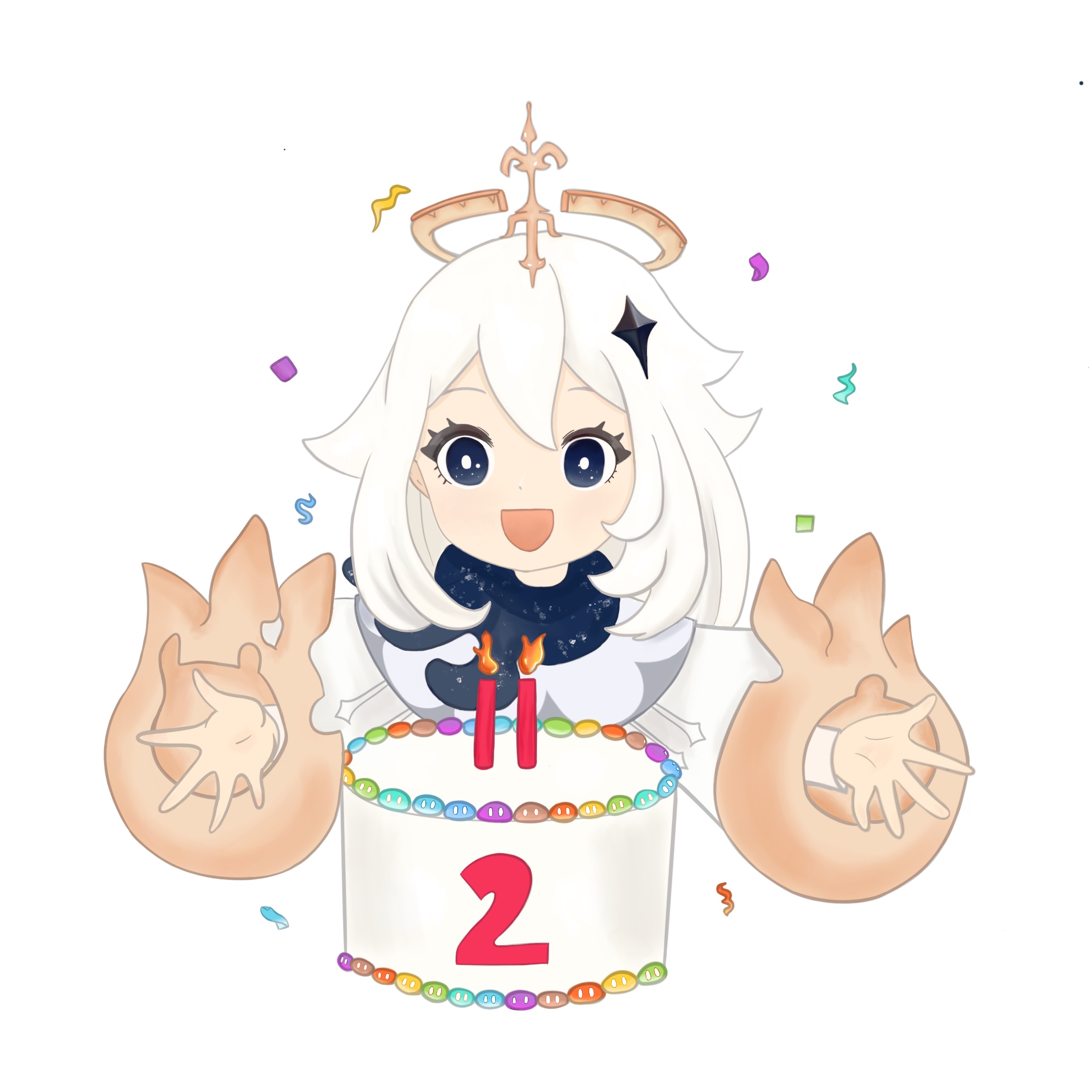 paimon surprise cake emoji contest submission Genshin Impact | HoYoLAB