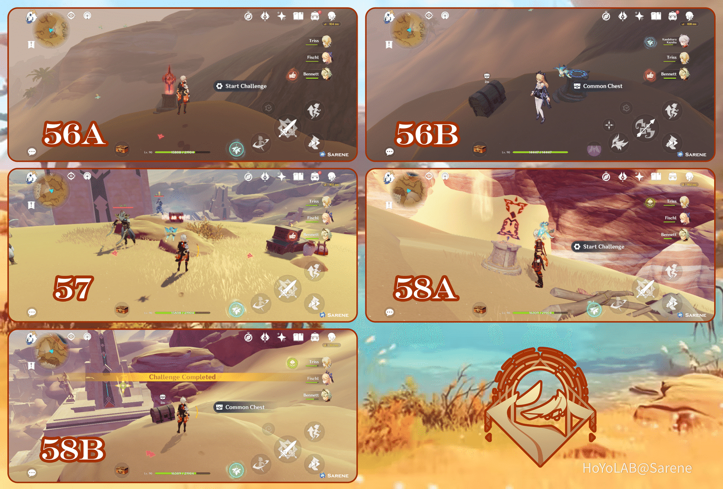 [Version 3.1] All Land of Lower Setekh Common Chests (71 Total) Genshin ...