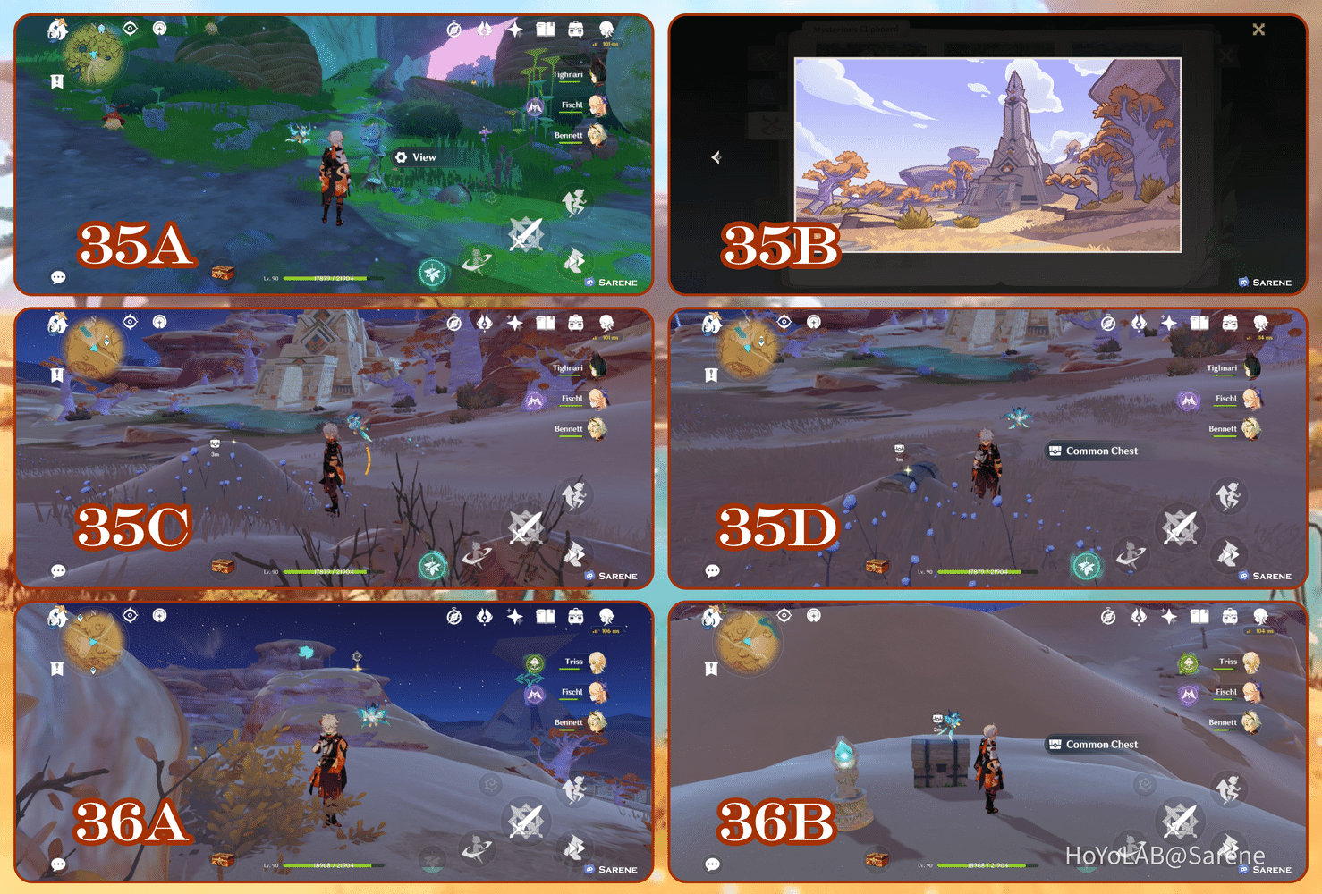 [Version 3.1] All Land of Lower Setekh Common Chests (71 Total) Genshin ...