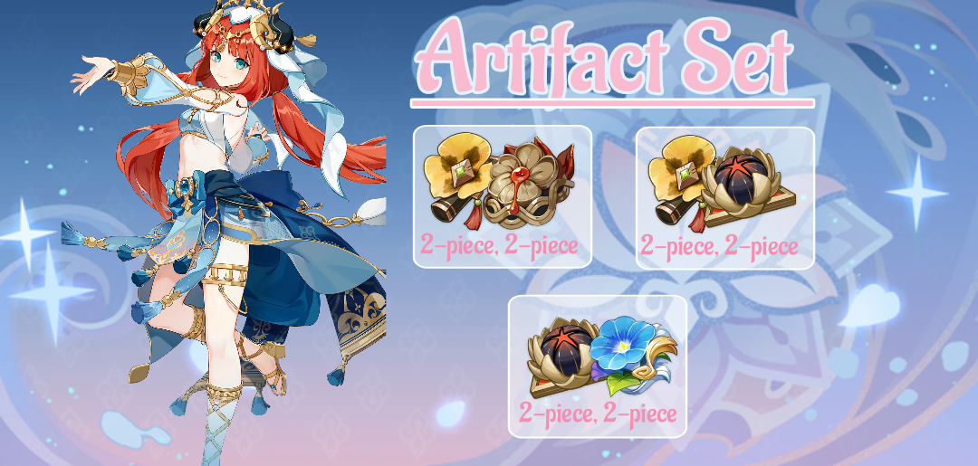 💗 Nilou's artifacts, weapons and team 💗 Genshin Impact | HoYoLAB