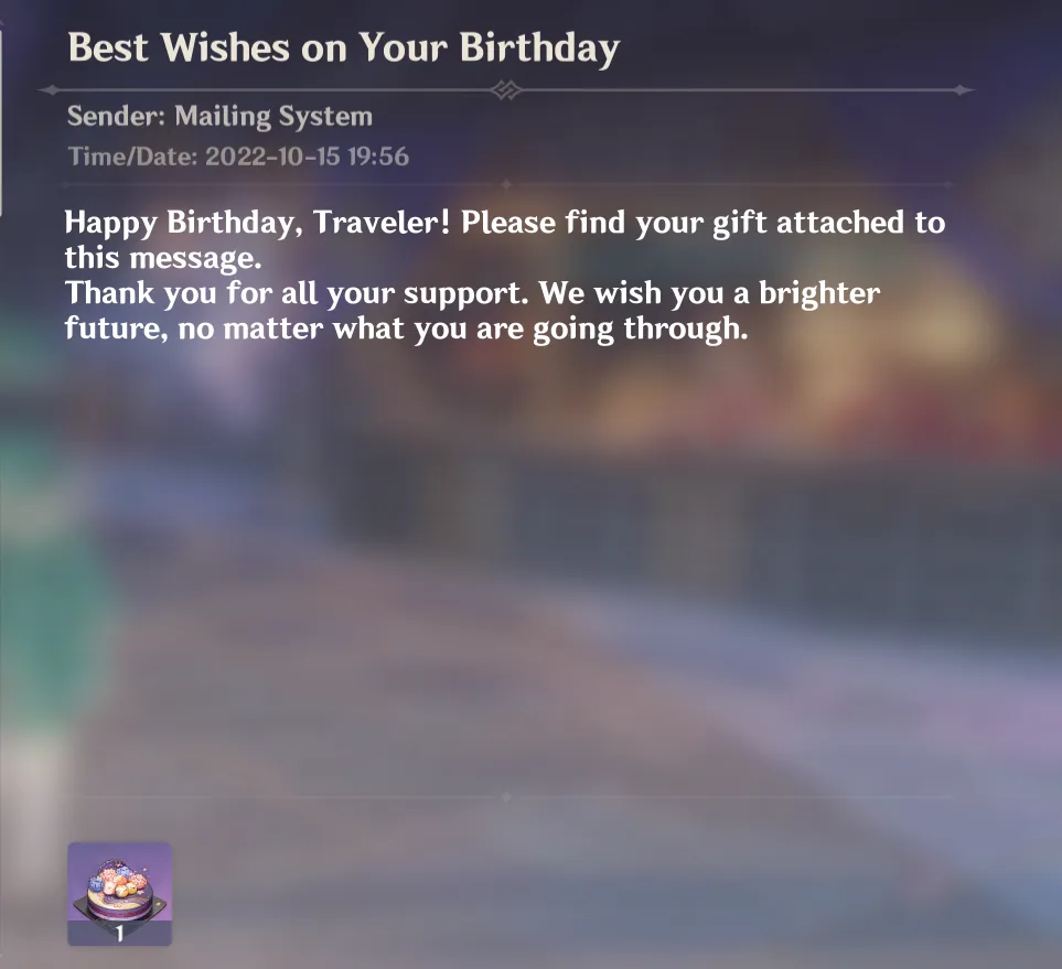 Happy birthday! Genshin Impact | HoYoLAB