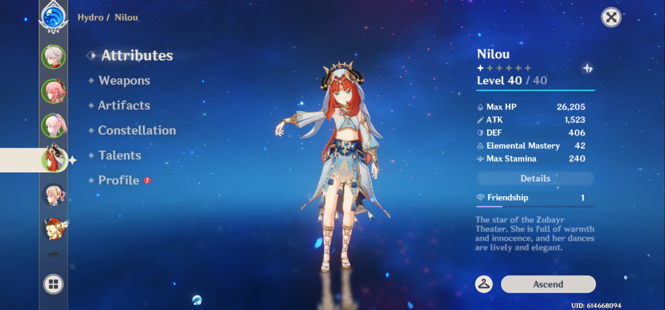 Nilou Build (so far) Genshin Impact | HoYoLAB