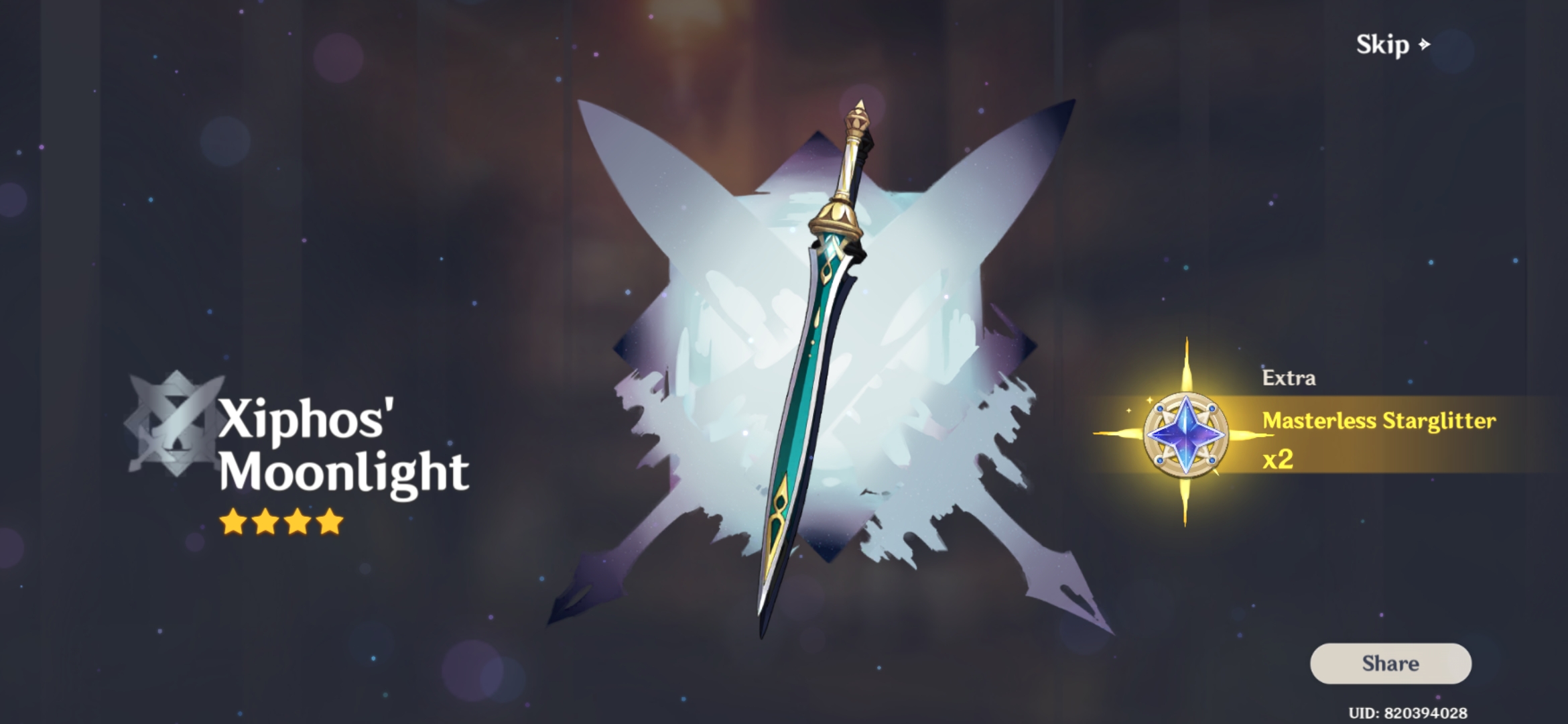 I got Xiphos Moonlight! Genshin Impact | HoYoLAB