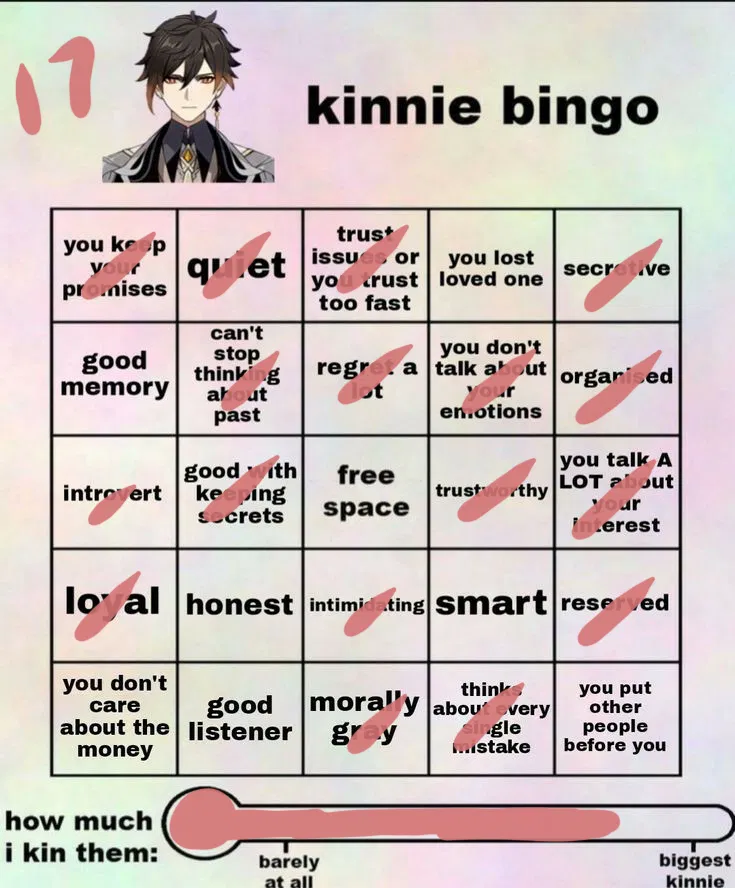 Kinnie bingo Genshin Impact | HoYoLAB