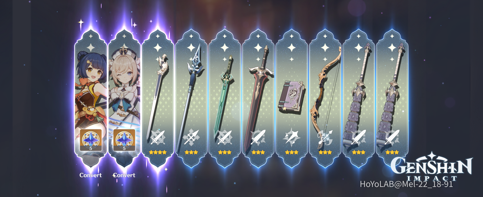 third set Genshin Impact | HoYoLAB