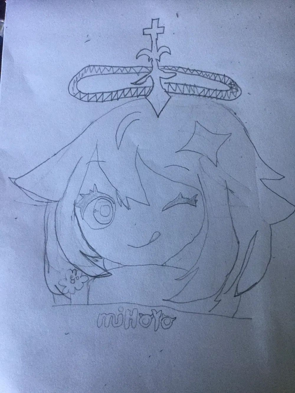 Paimon drawing I did like a year ago Genshin Impact | HoYoLAB