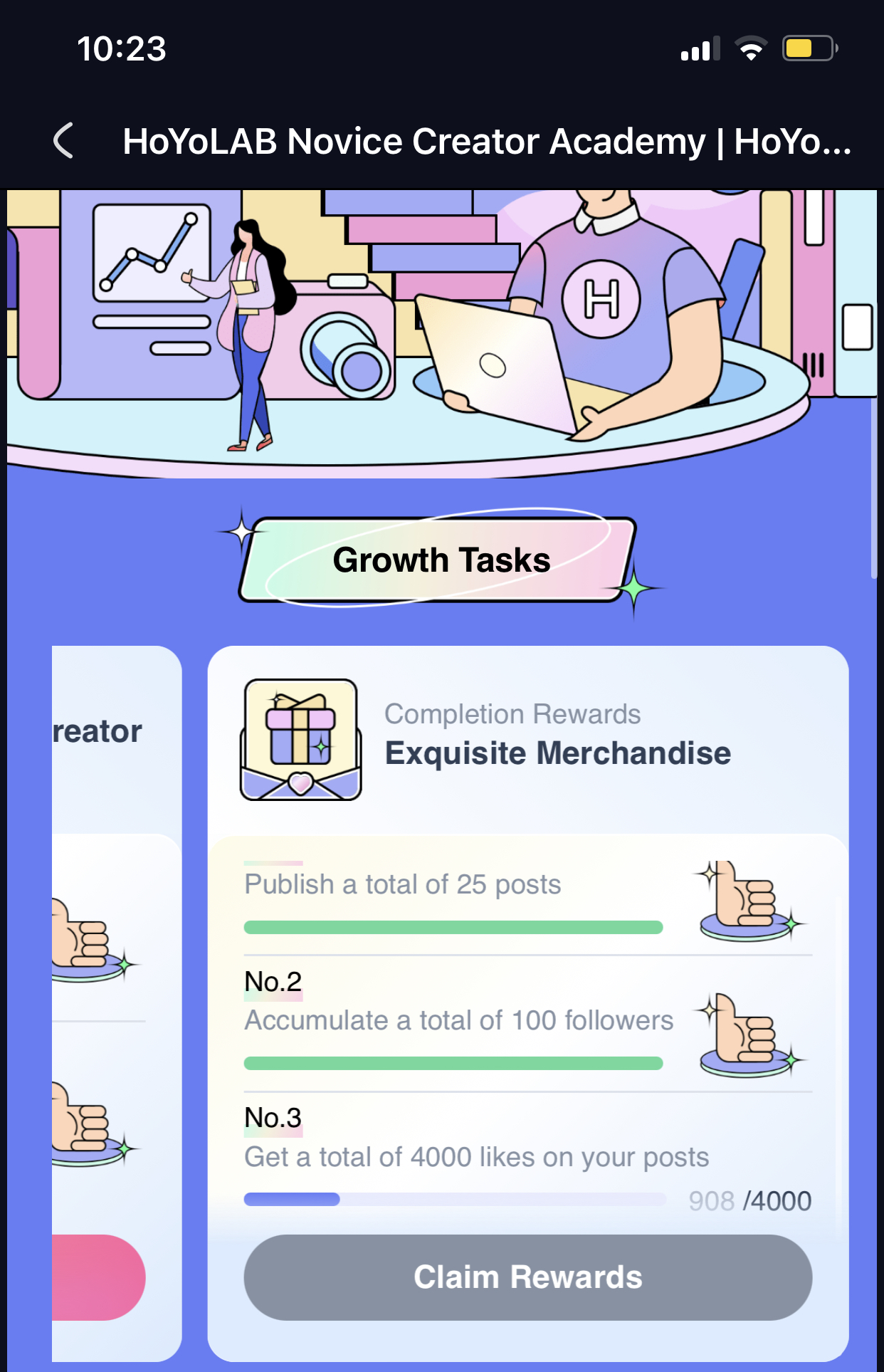 more progress | HoYoLAB