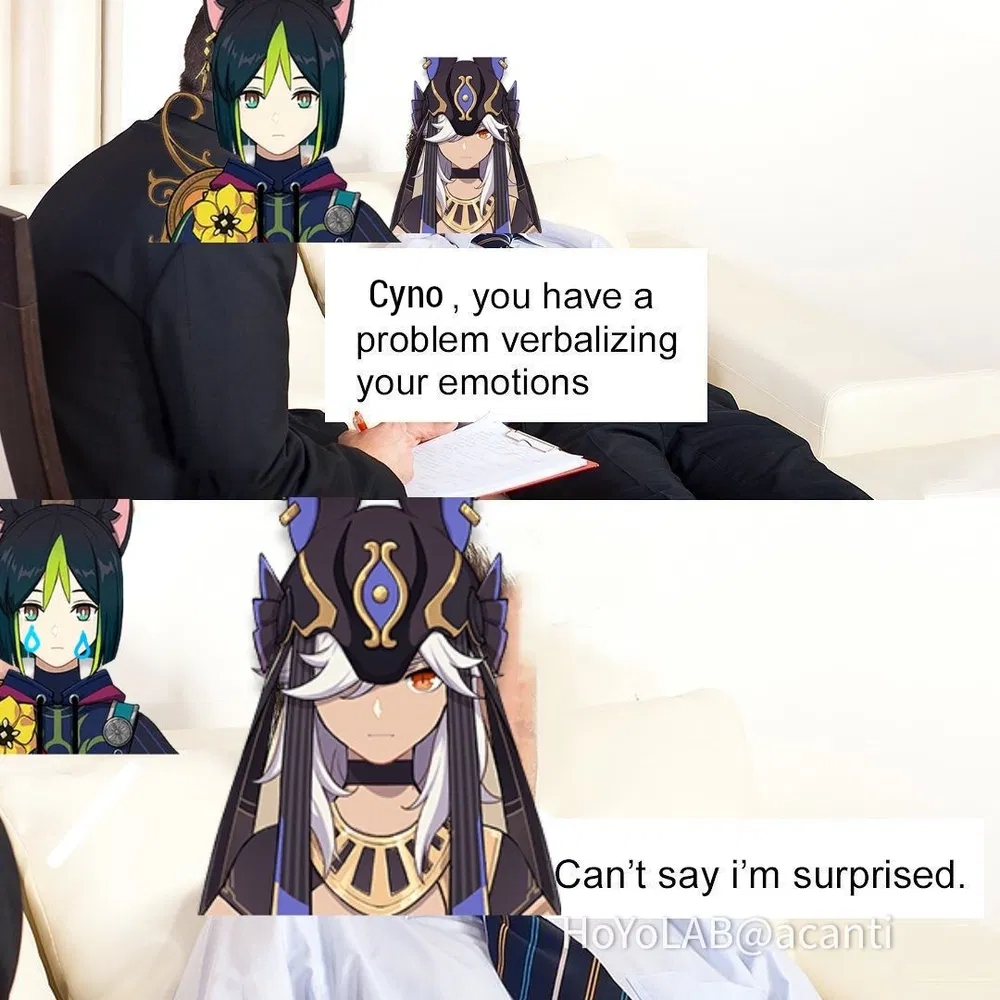 Cyno's dad jokes part 2 Genshin Impact | HoYoLAB