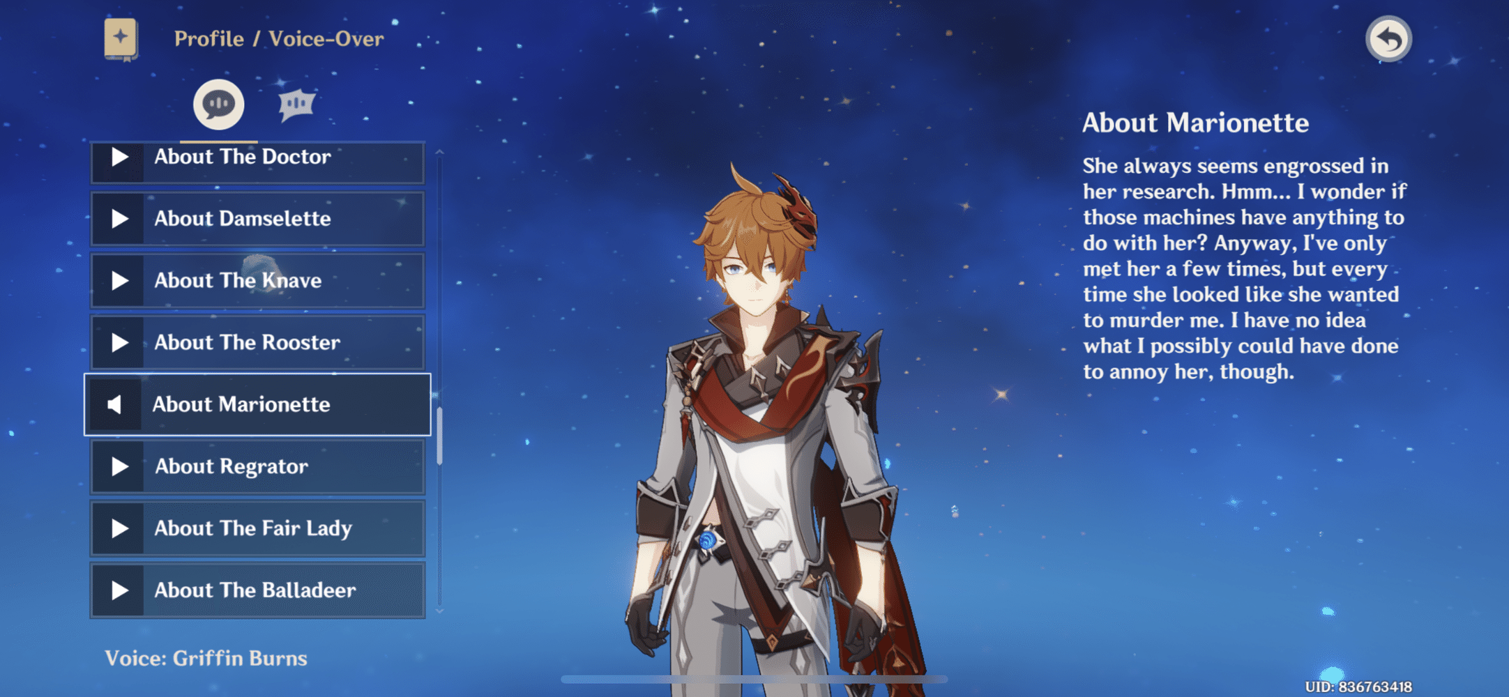 Childe’ insight on other Fatui Harbinger Genshin Impact | HoYoLAB