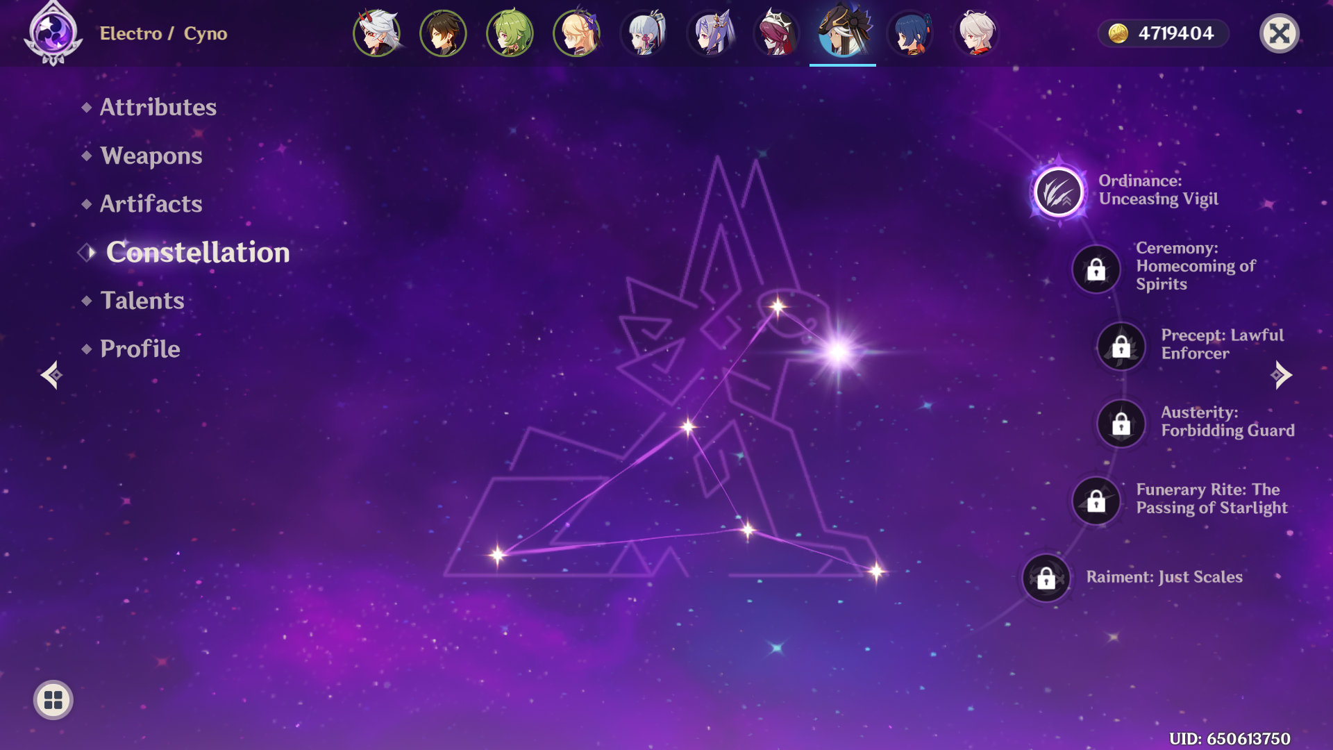 The best thing about 3.1? I got lucky enough to get Cyno C1 at pity 9 ...