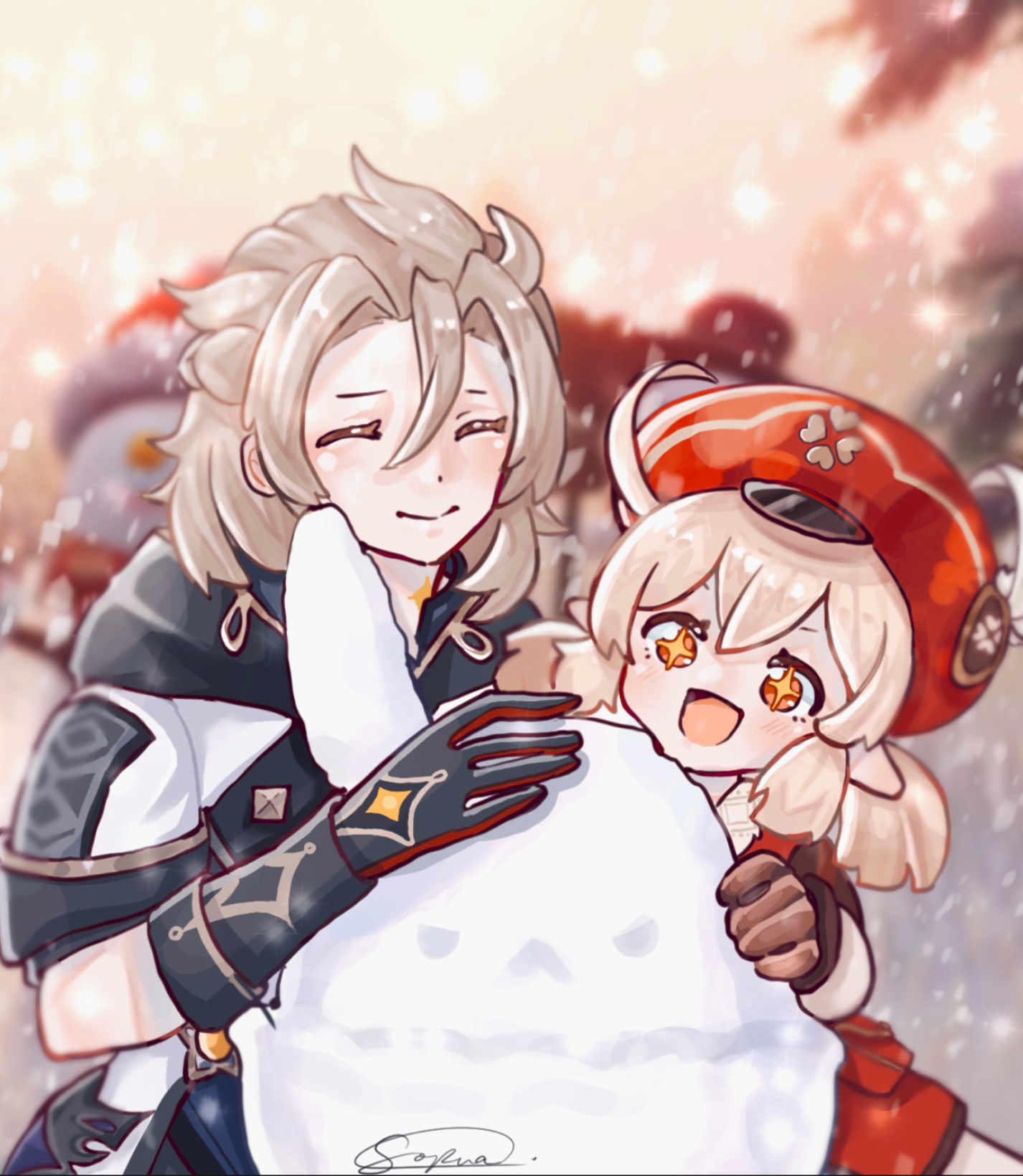 Albedo and Klee Genshin Impact | HoYoLAB