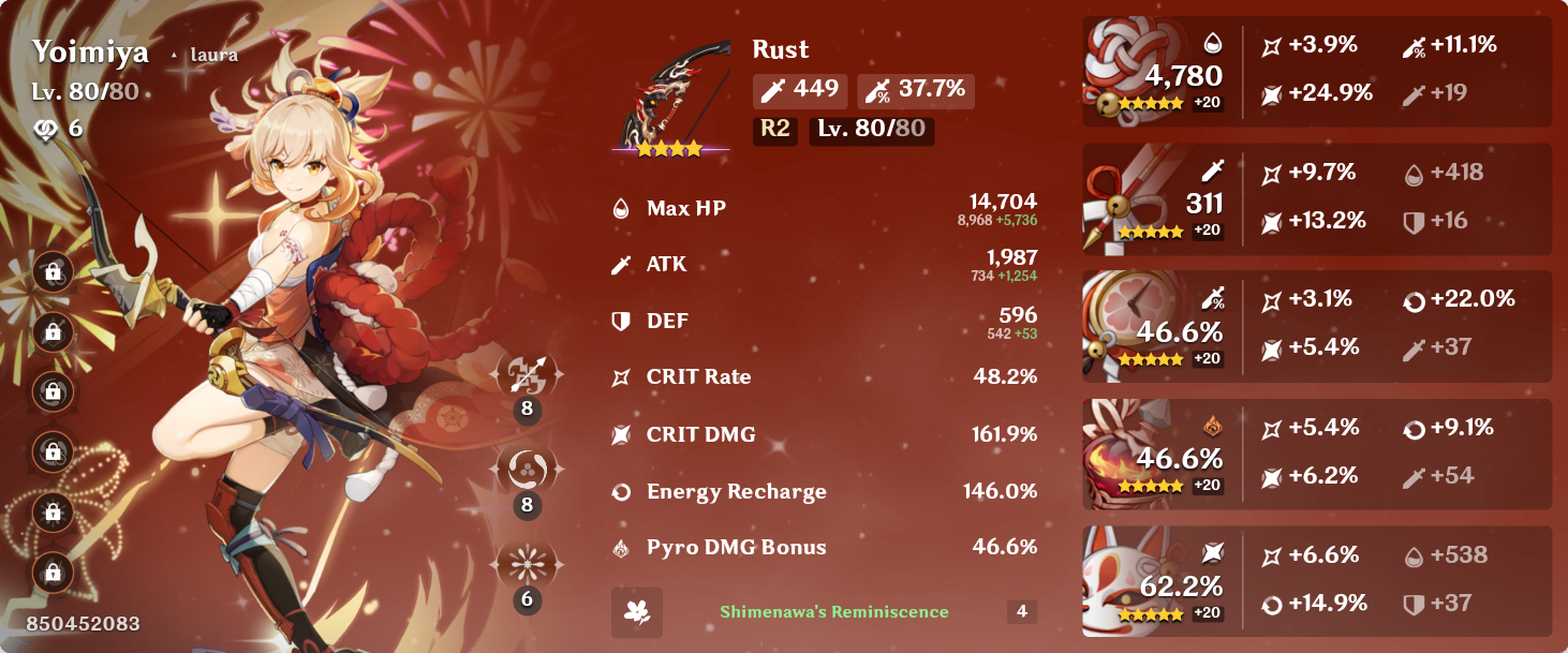 f2p yoimia🔥 and ayaka ️ build Genshin Impact | HoYoLAB