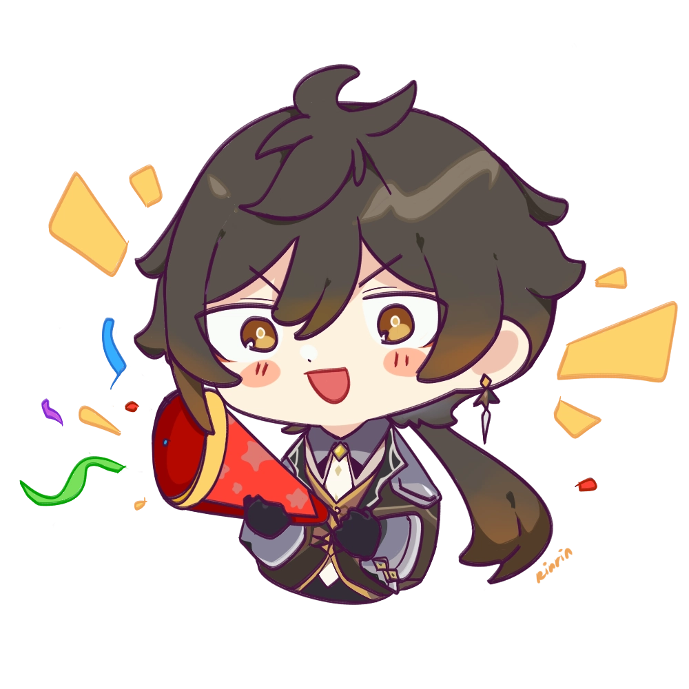 Genshin Impact 2nd Anniversary Emoji Contest (Zhongli) Genshin Impact ...