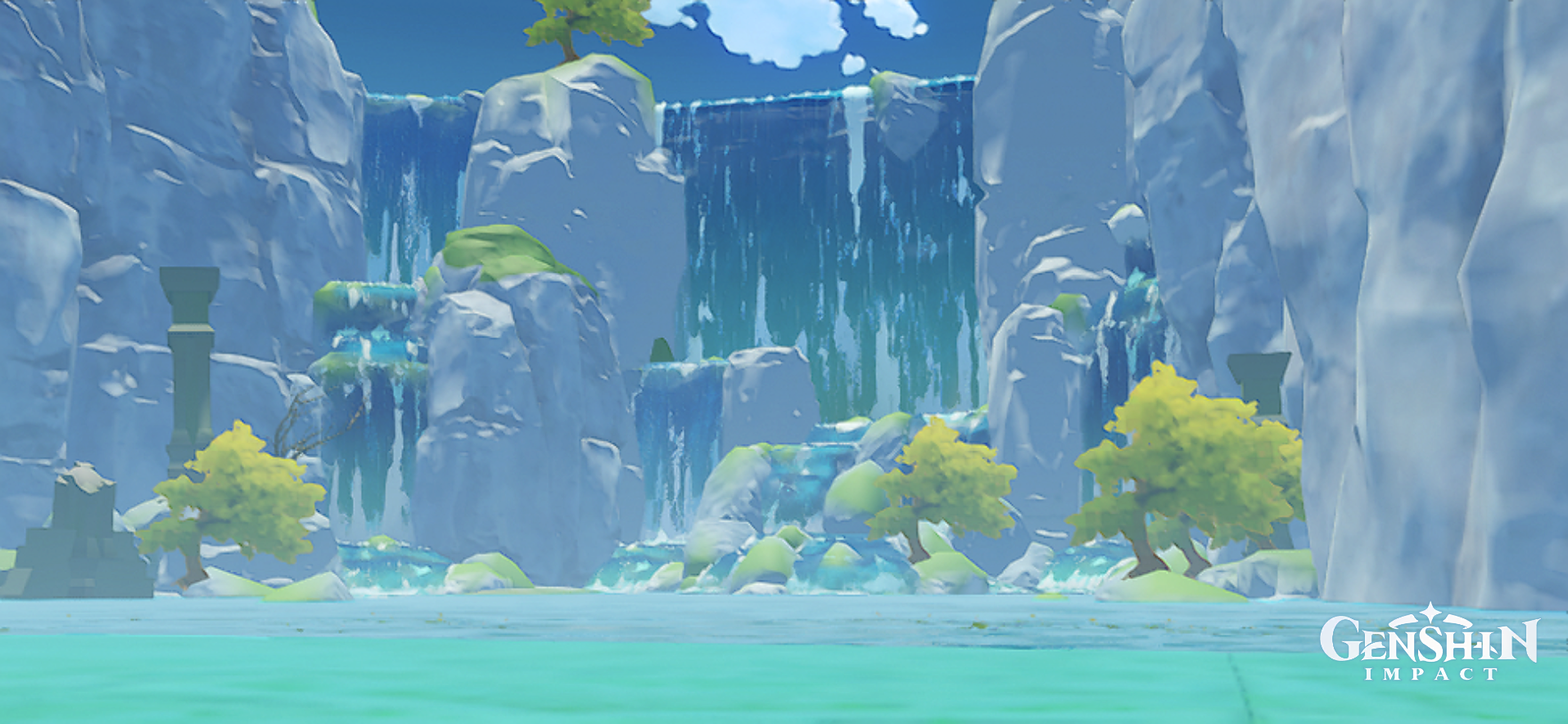 water fall Genshin Impact | HoYoLAB