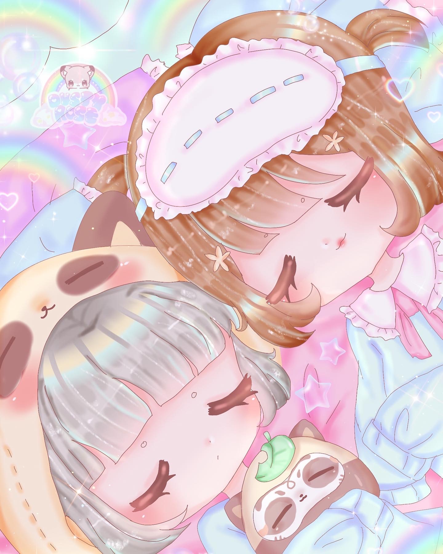 Yaoyao and Sayu sleepover🌸🎀 Genshin Impact | HoYoLAB