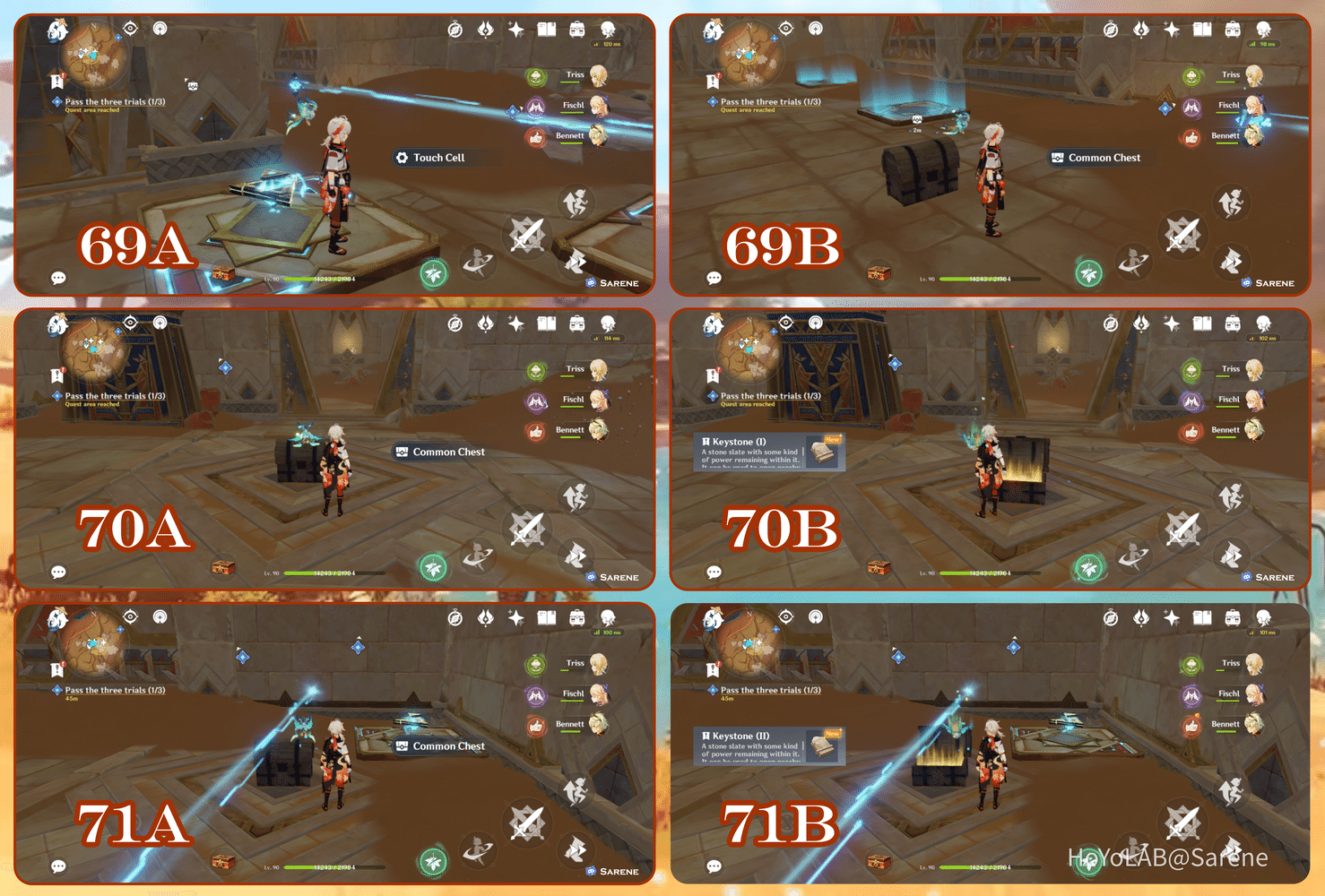 [Version 3.1] All Land of Lower Setekh Common Chests (71 Total) Genshin ...