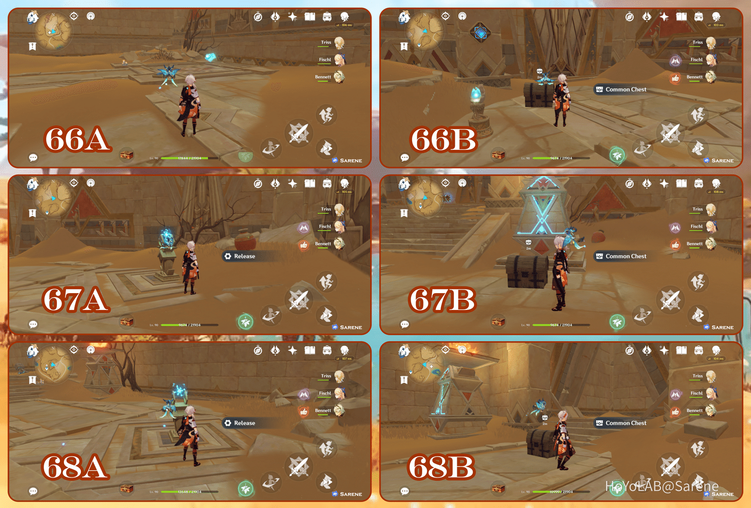 [Version 3.1] All Land of Lower Setekh Common Chests (71 Total) Genshin ...