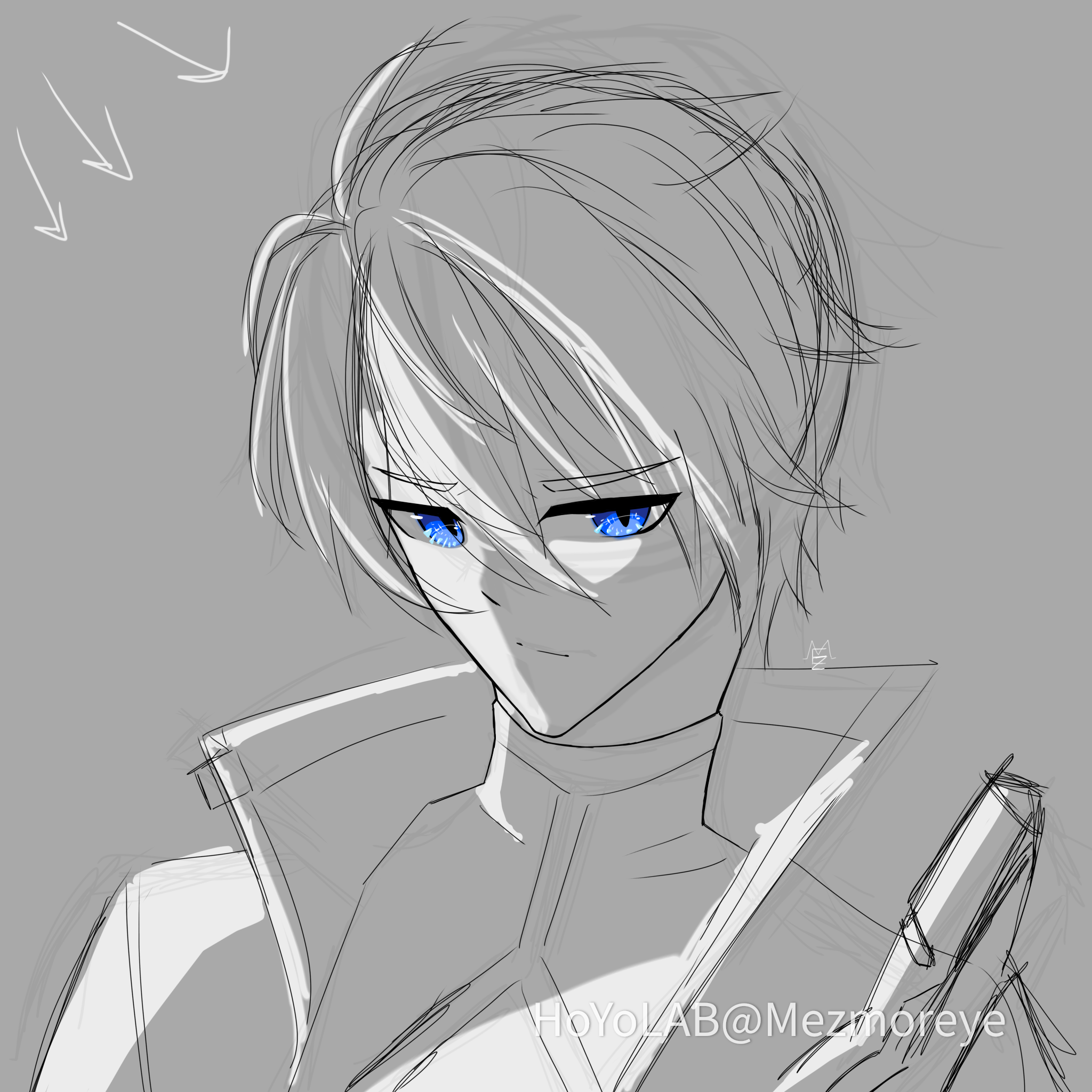 Kevin sketch Honkai Impact 3rd | HoYoLAB