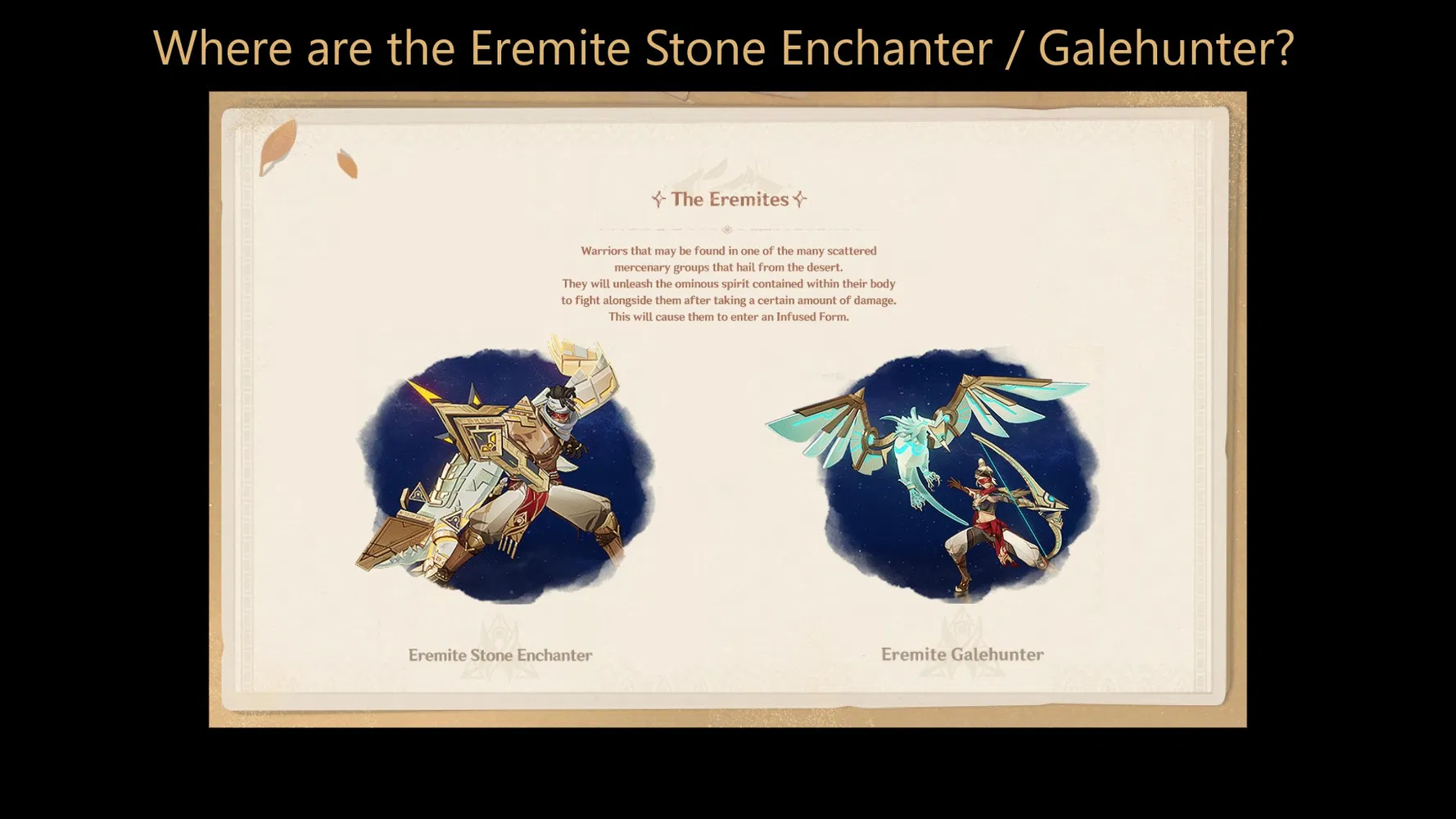Short Guide to Anything Series - Where are the Eremite Stone Enchanter ...