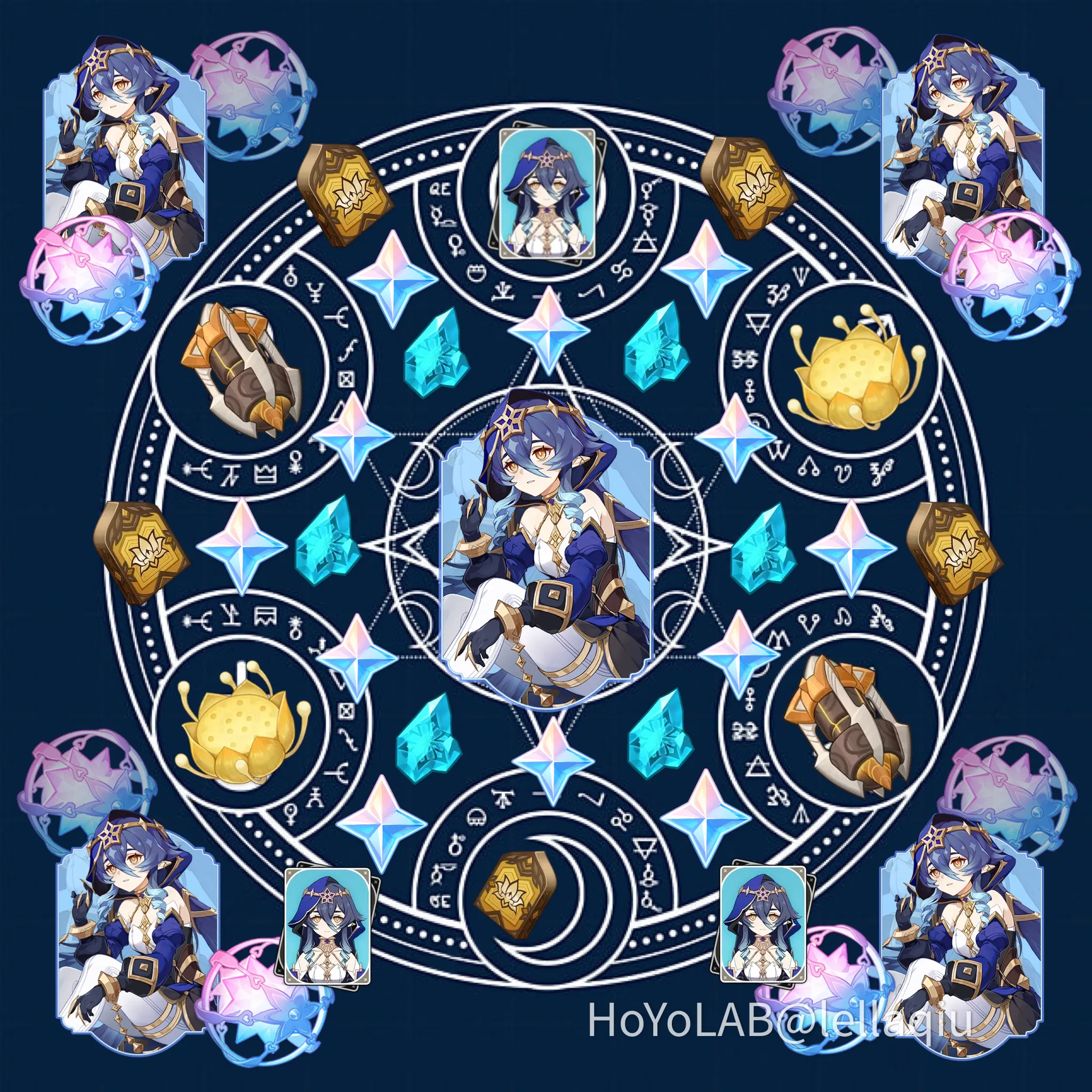 Layla summoning circle!! Genshin Impact | HoYoLAB