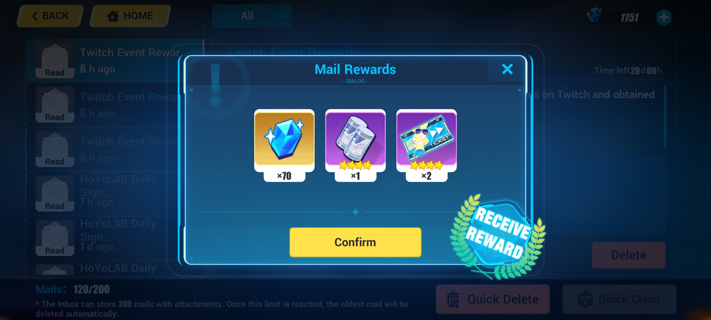 Thank you Honkai and twitch 😊 Honkai Impact 3rd | HoYoLAB