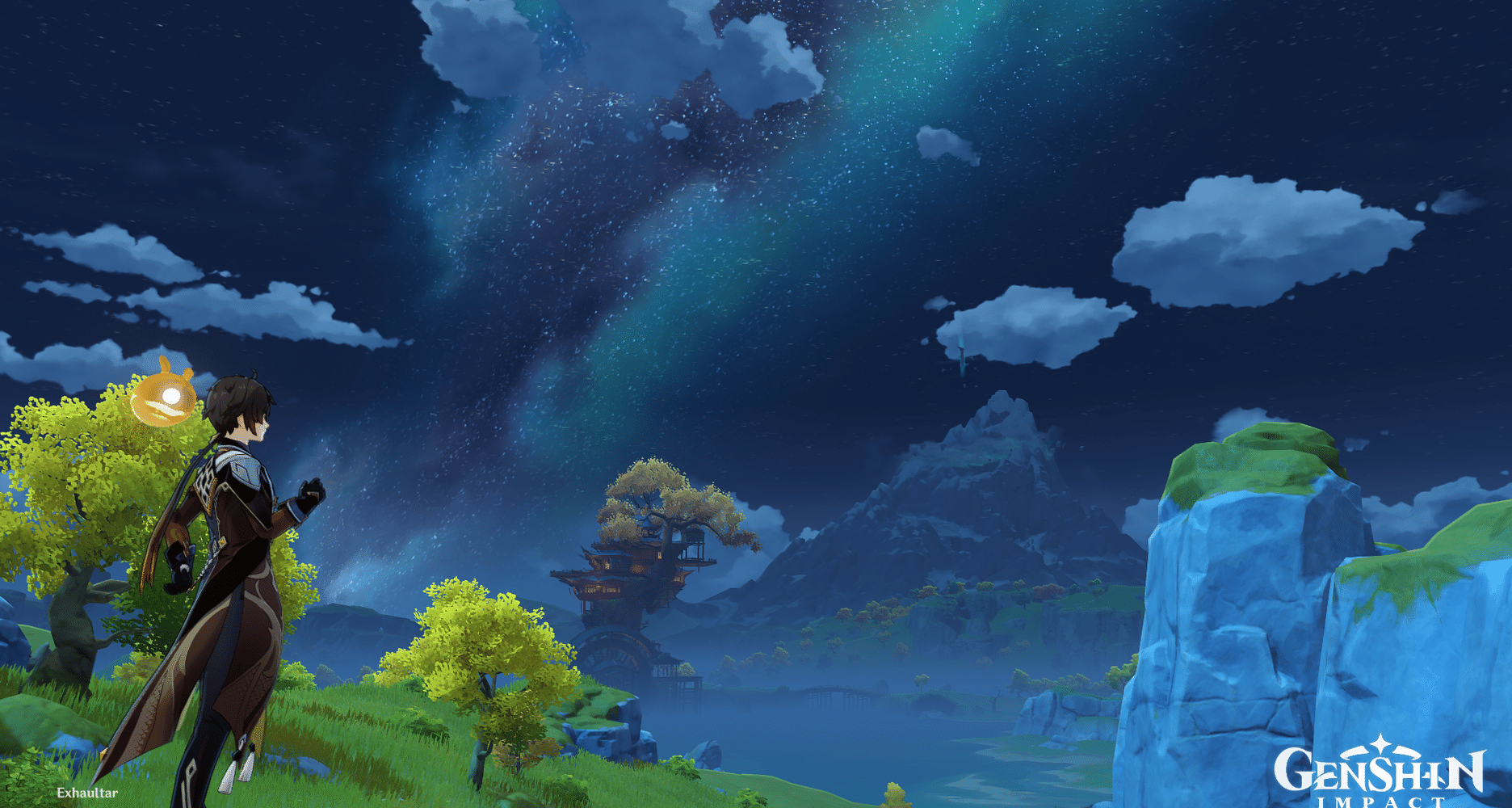 Screenshots of some cool places or times Albedo could gather ...