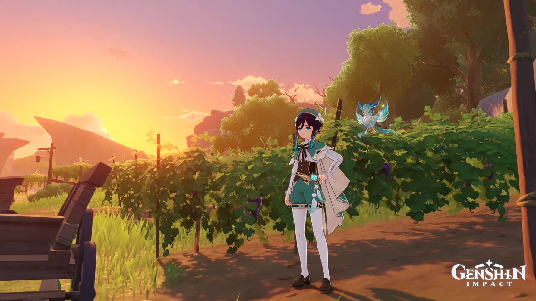 Venti and his beloved pre-ready wine Genshin Impact | HoYoLAB