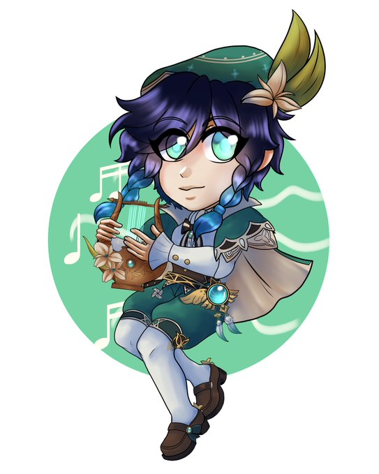 Venti Chibi Genshin Impact | HoYoLAB