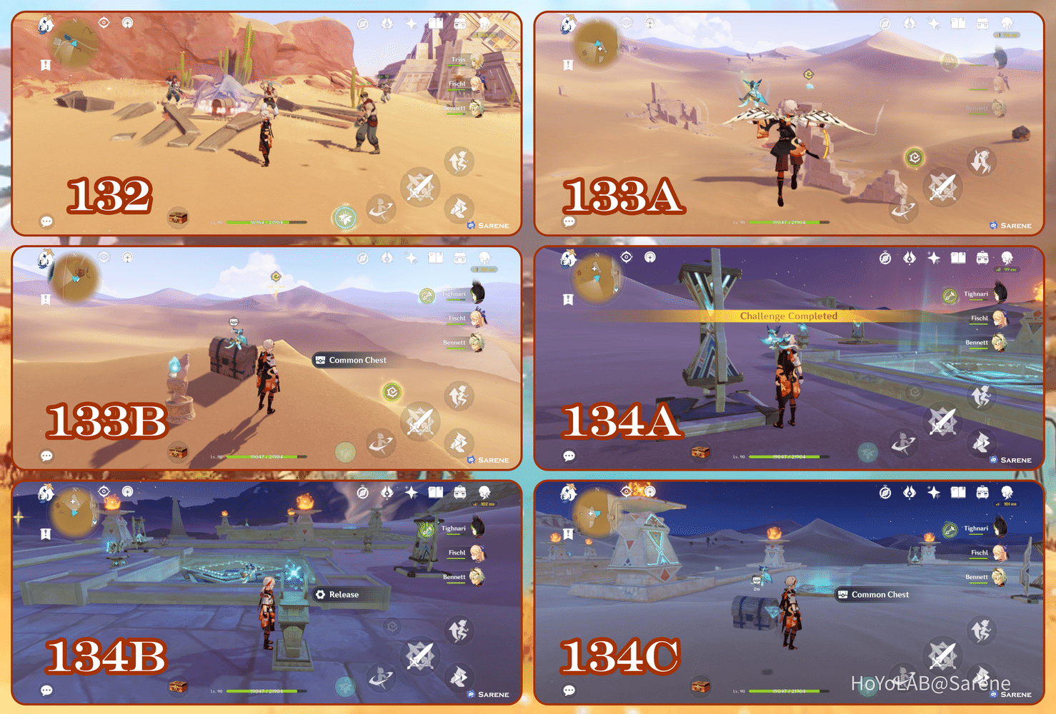 [Version 3.1] All Hypostyle Desert Common Chests (90 Total) Genshin Impact | HoYoLAB