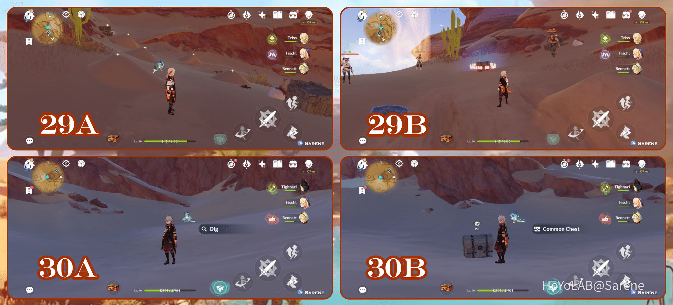 [Version 3.1] All Land of Lower Setekh Common Chests (71 Total) Genshin ...