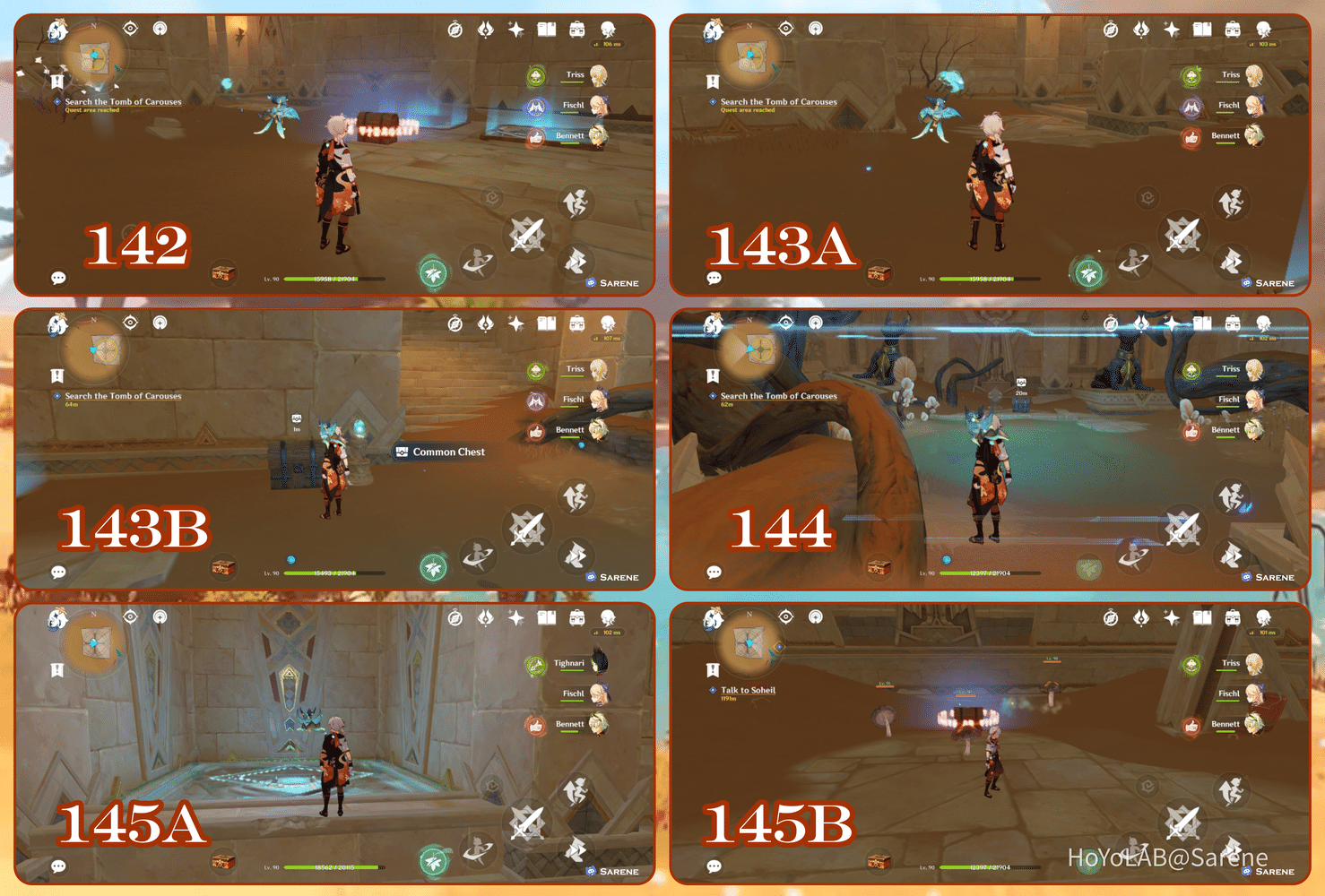 [Version 3.1] All Hypostyle Desert Common Chests (90 Total) Genshin ...