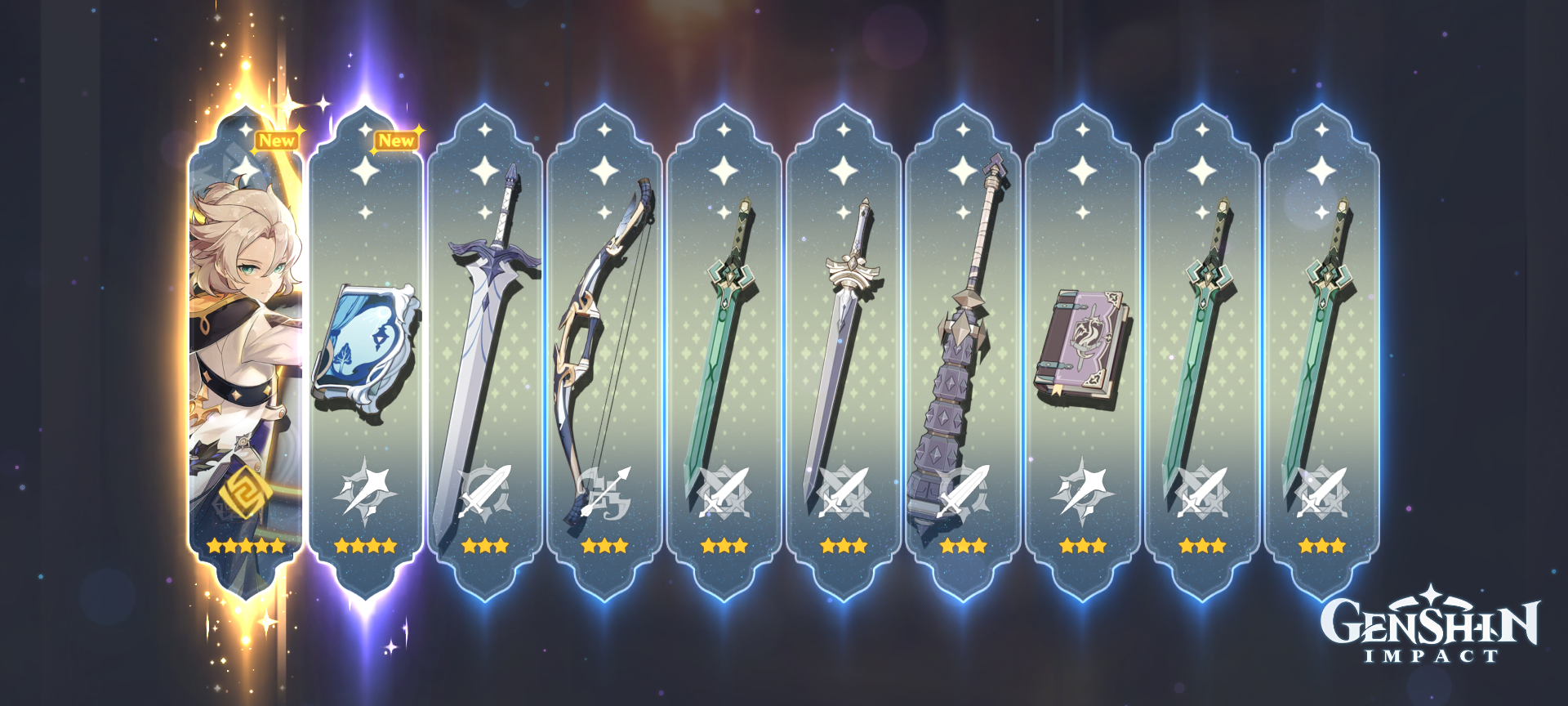 Finally Got Albedo and His weapon and also got weapon I don't want 😭 ...