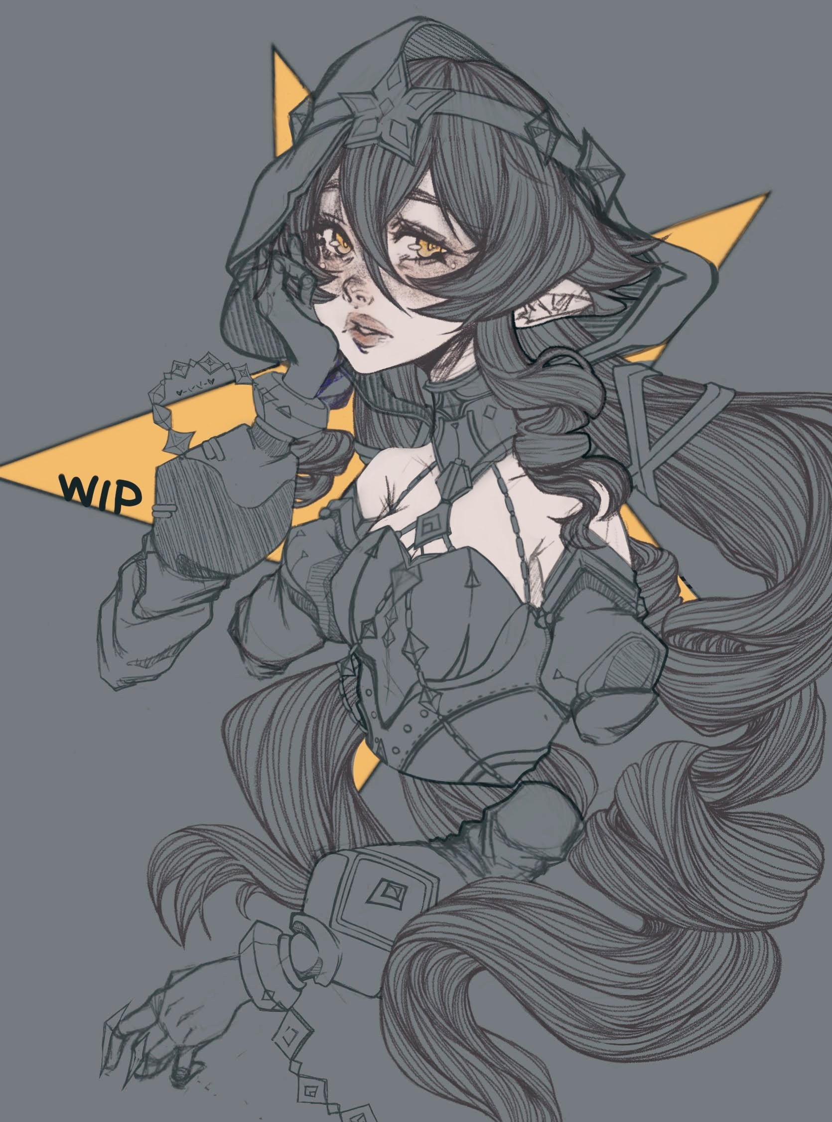 Layla sketch *^* Genshin Impact | HoYoLAB