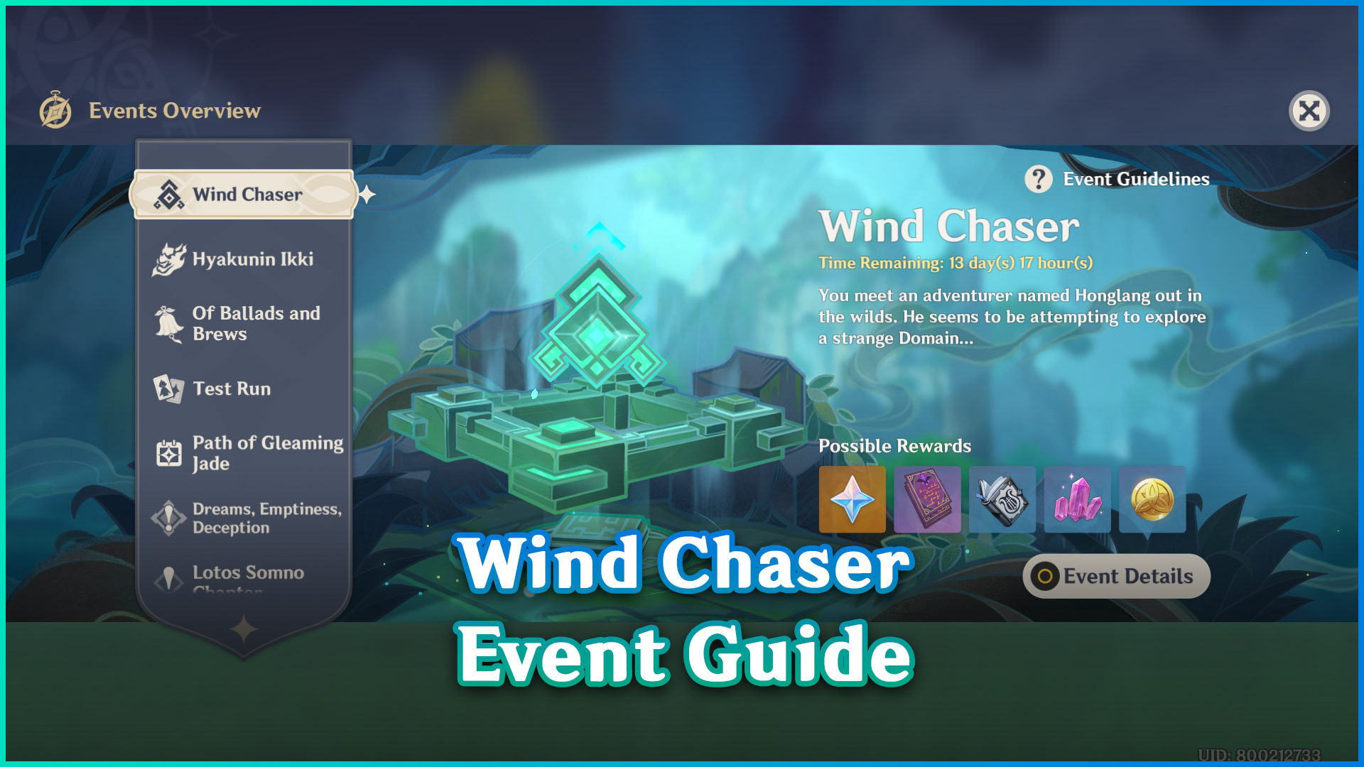 [V3.1] Wind Chaser Event Guide All 5 Days Completed | 420 Primogems ...