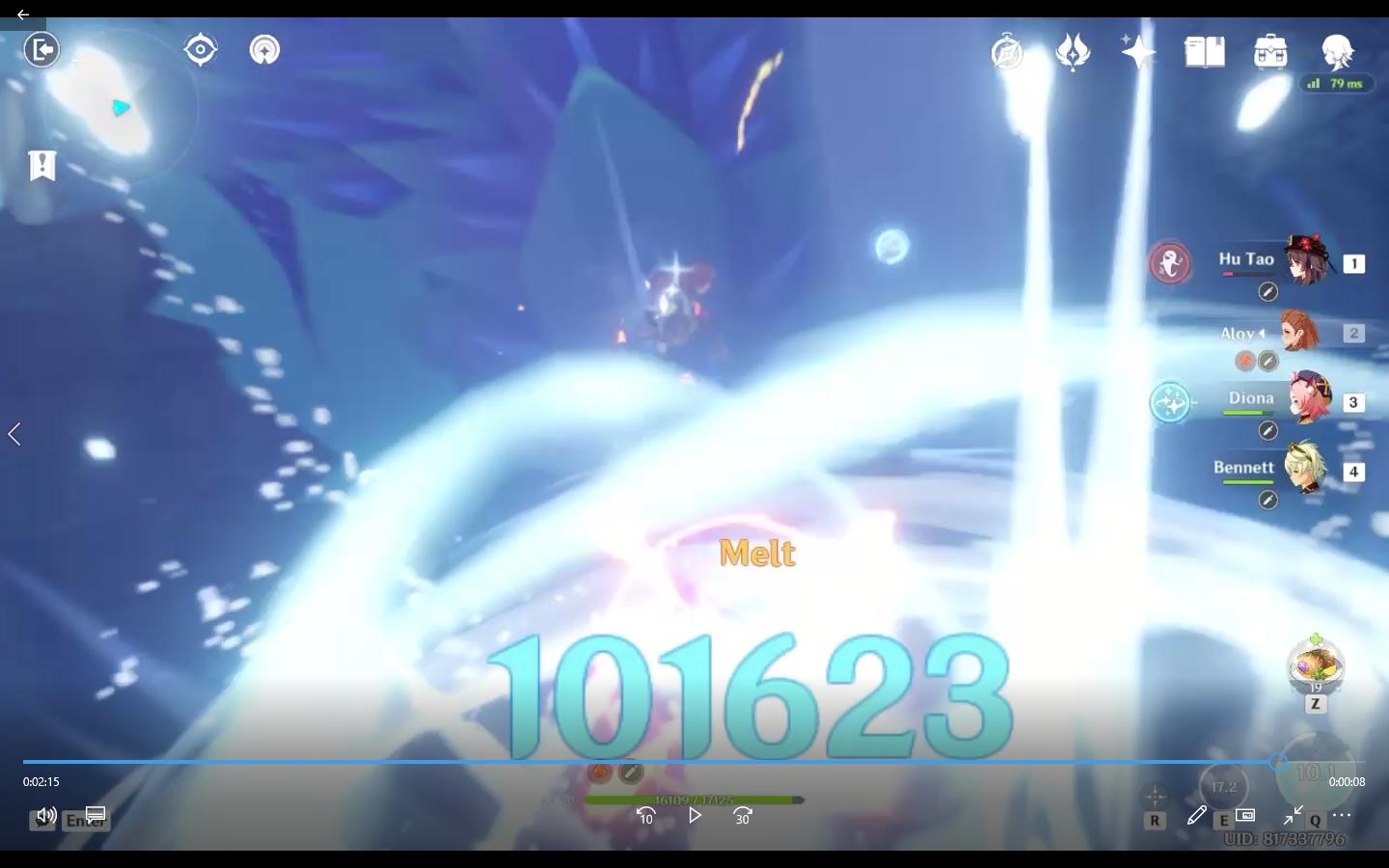 Achieved 100k crit with Aloy(melt) yey! Genshin Impact | HoYoLAB