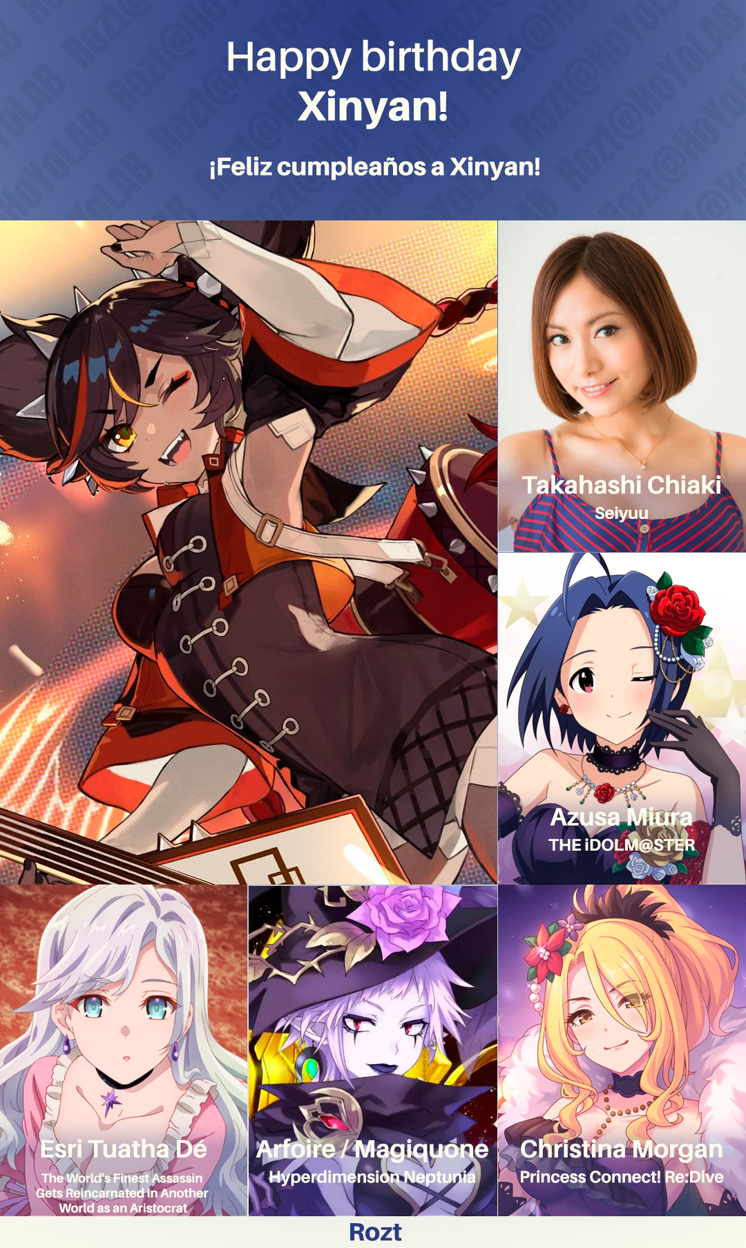 Happy birthday Xinyan! / ¡Feliz día Xinyan! | HoYoLAB