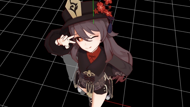 Little pose I did with hu Tao in mmd! Genshin Impact | HoYoLAB